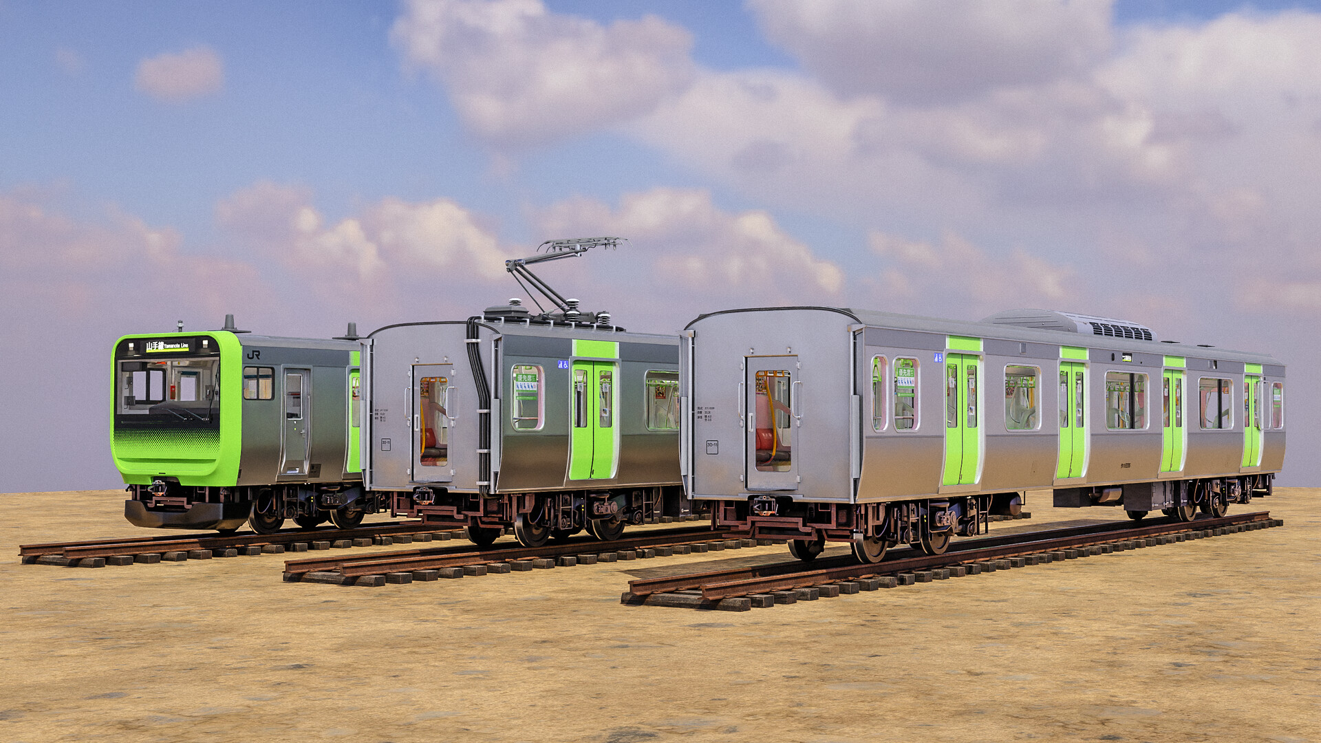 JujuArtz - Yamanote Line E235 Series 3D Model
