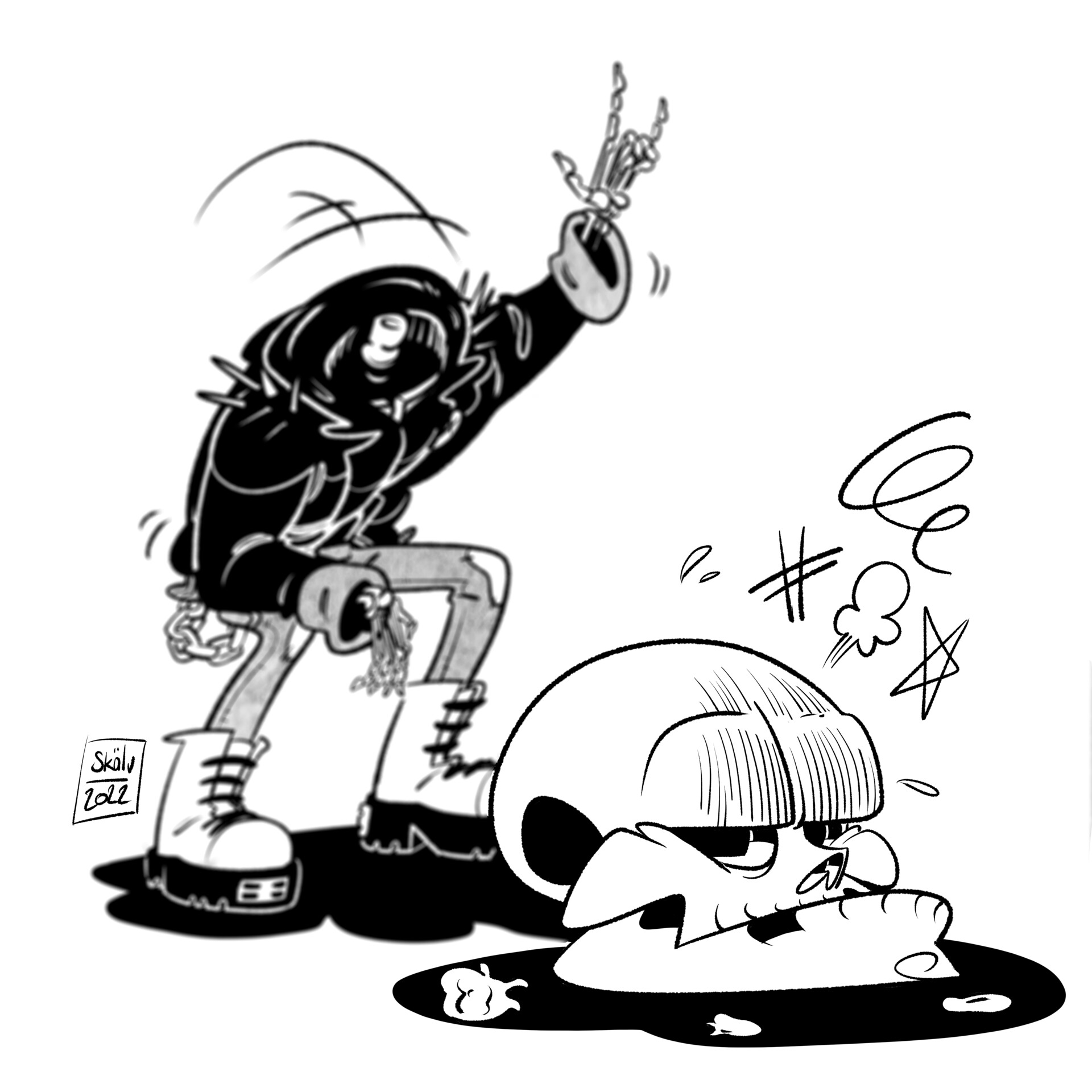 ArtStation - Rocktober - Headbang / Crâne