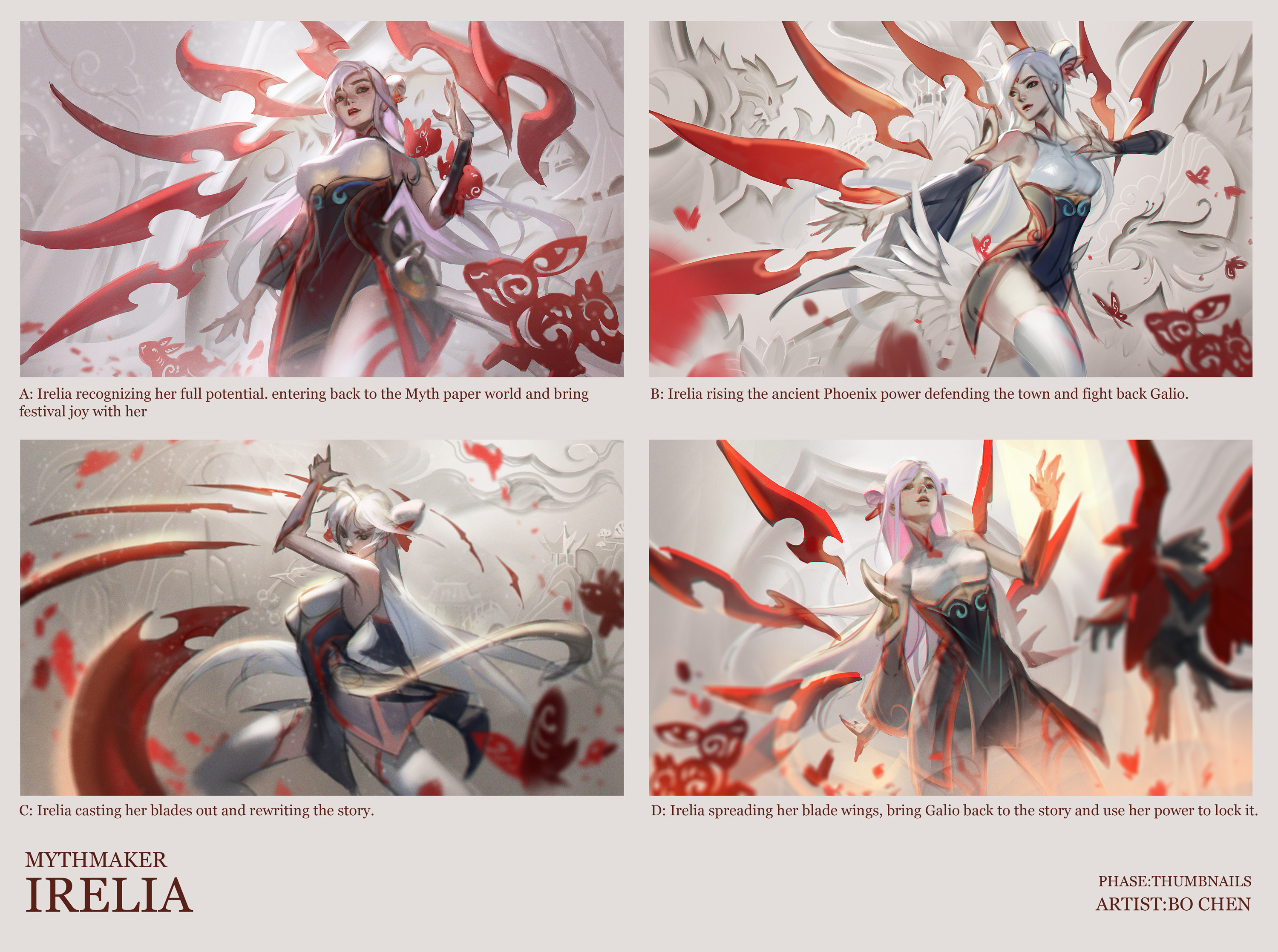 Bo Chen - Mythmaker Irelia splash