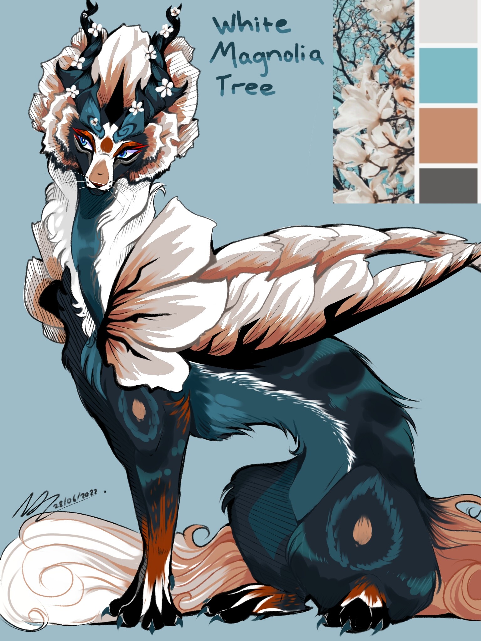 ArtStation - character design from color palette