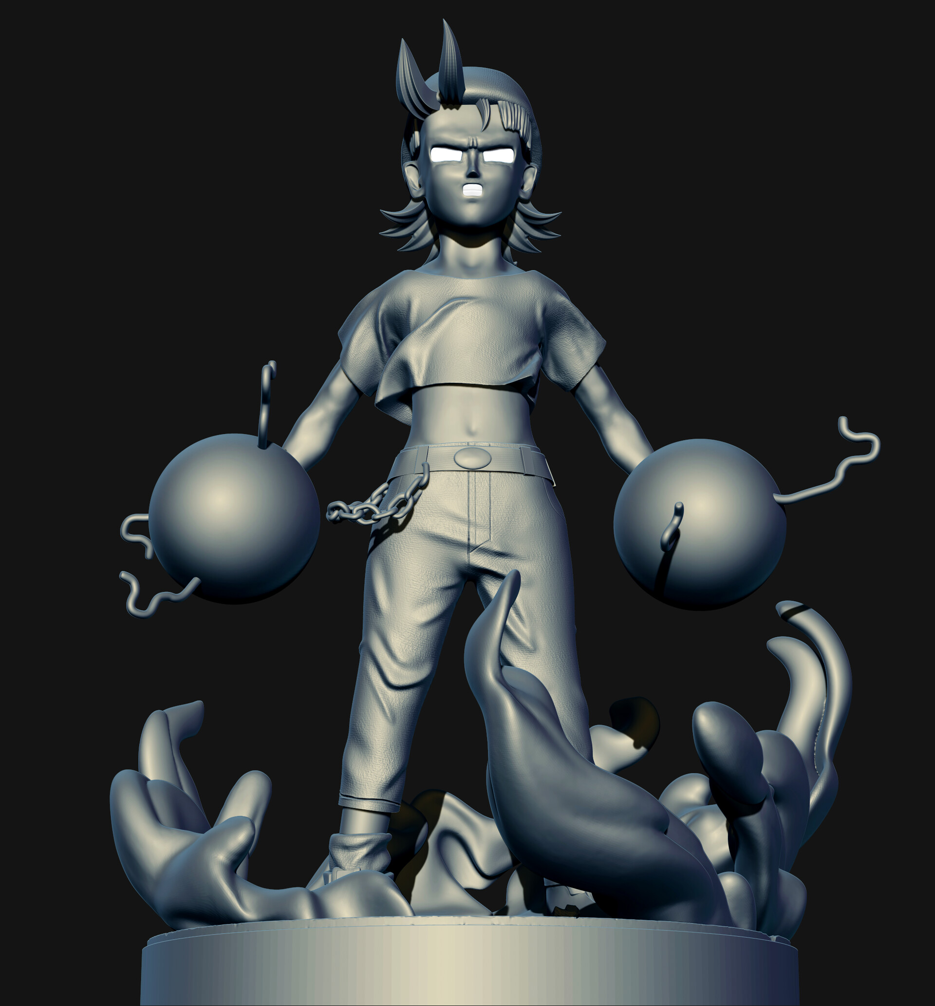 ArtStation - Pan figure Dragon Ball GT