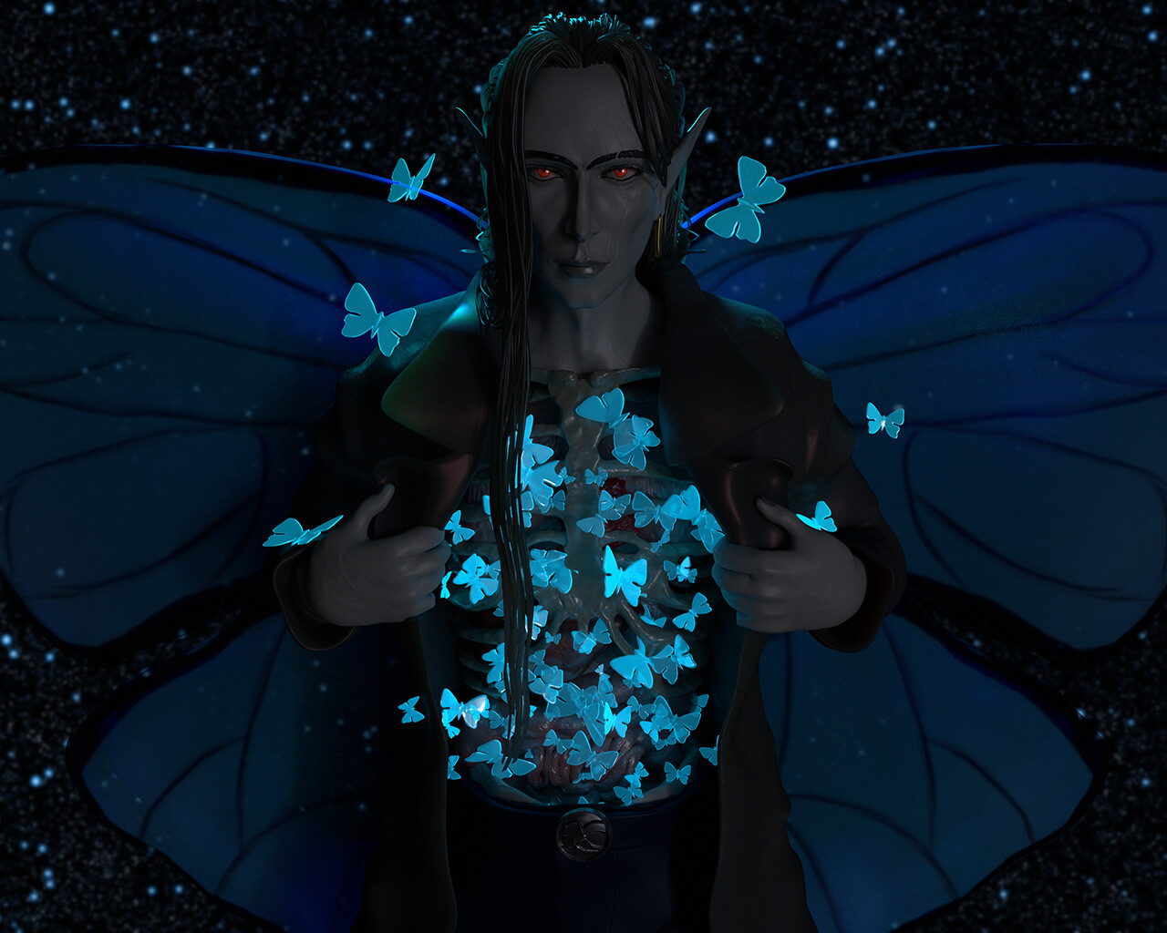 ArtStation - Dark Elf from "draw this in your style"