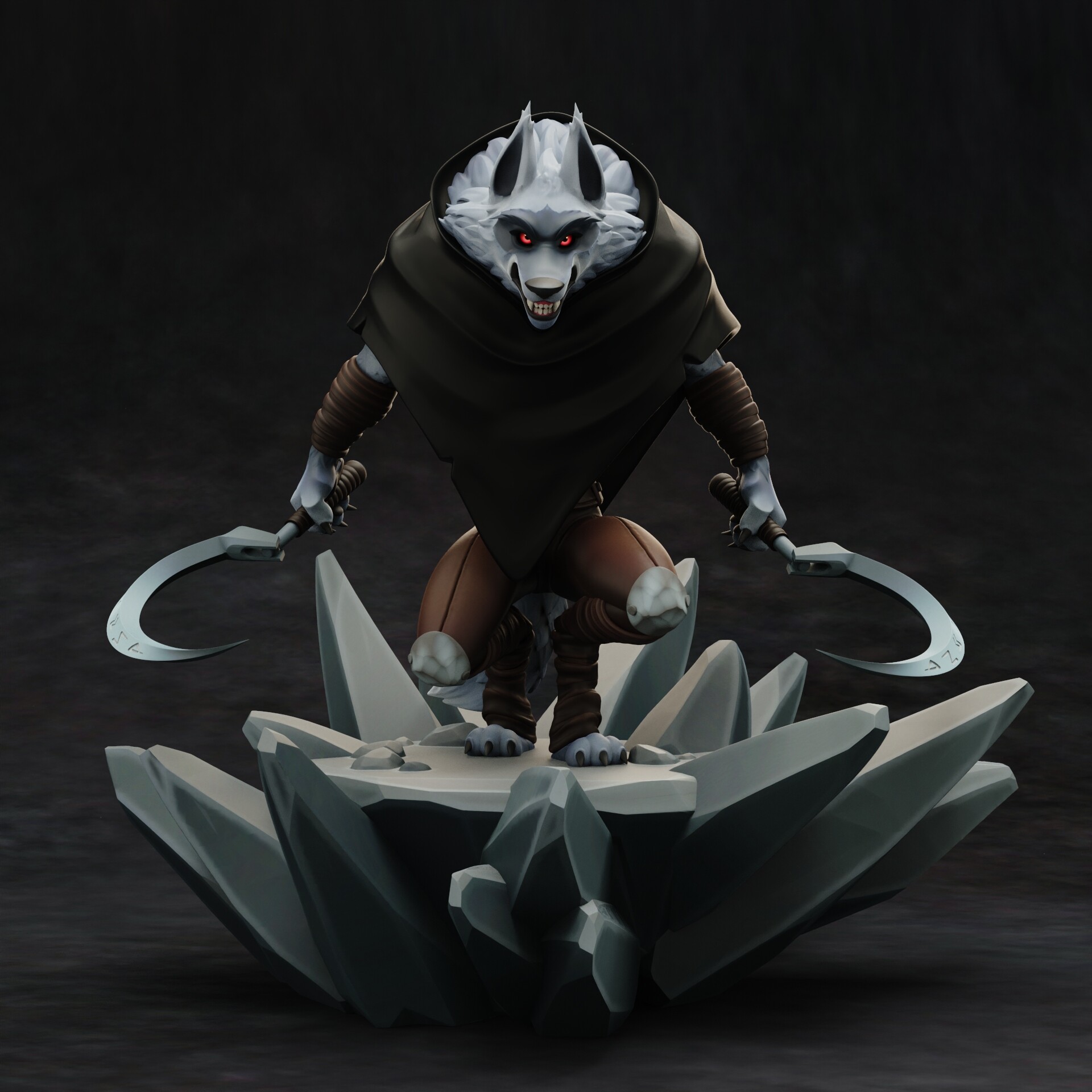 Manuel De Jorge - Death Wolf 3D Fan Art Sculpt