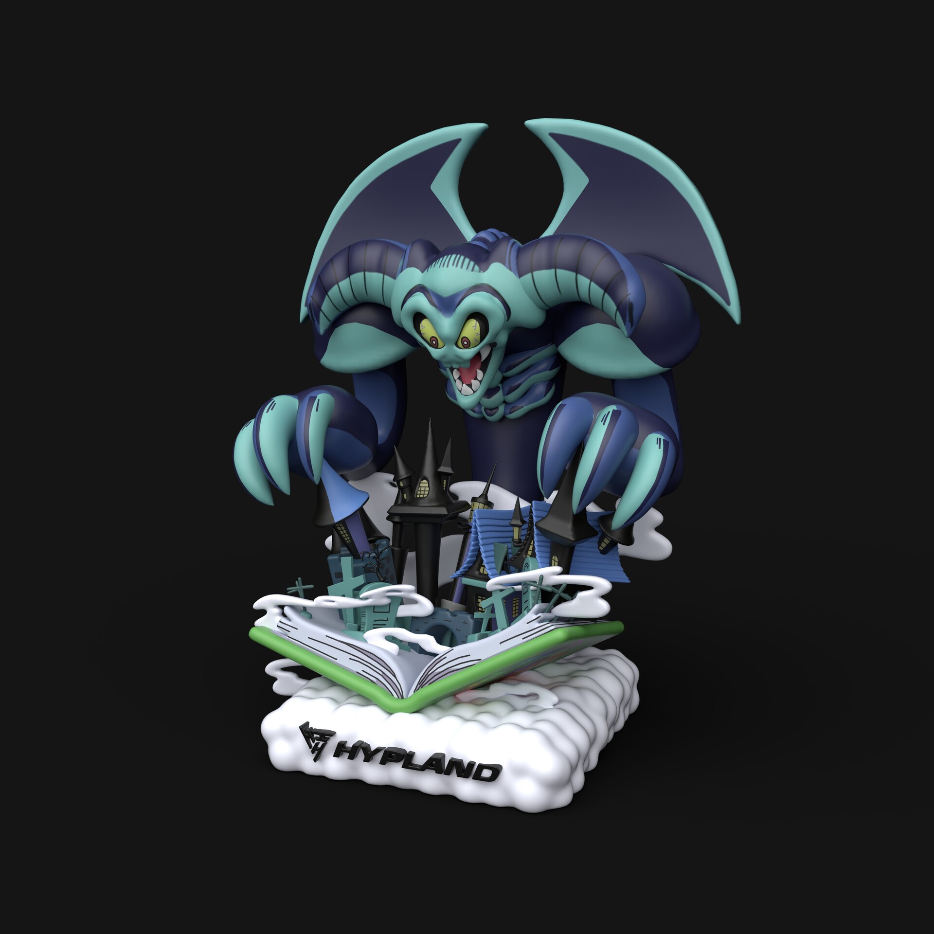 cattyum - 3D Toon Summoned Skull for Hypland x Yu-Gi-Oh!