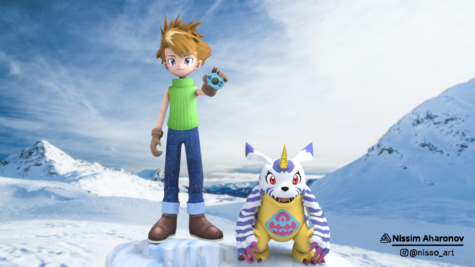 ArtStation - Matt and gabumon