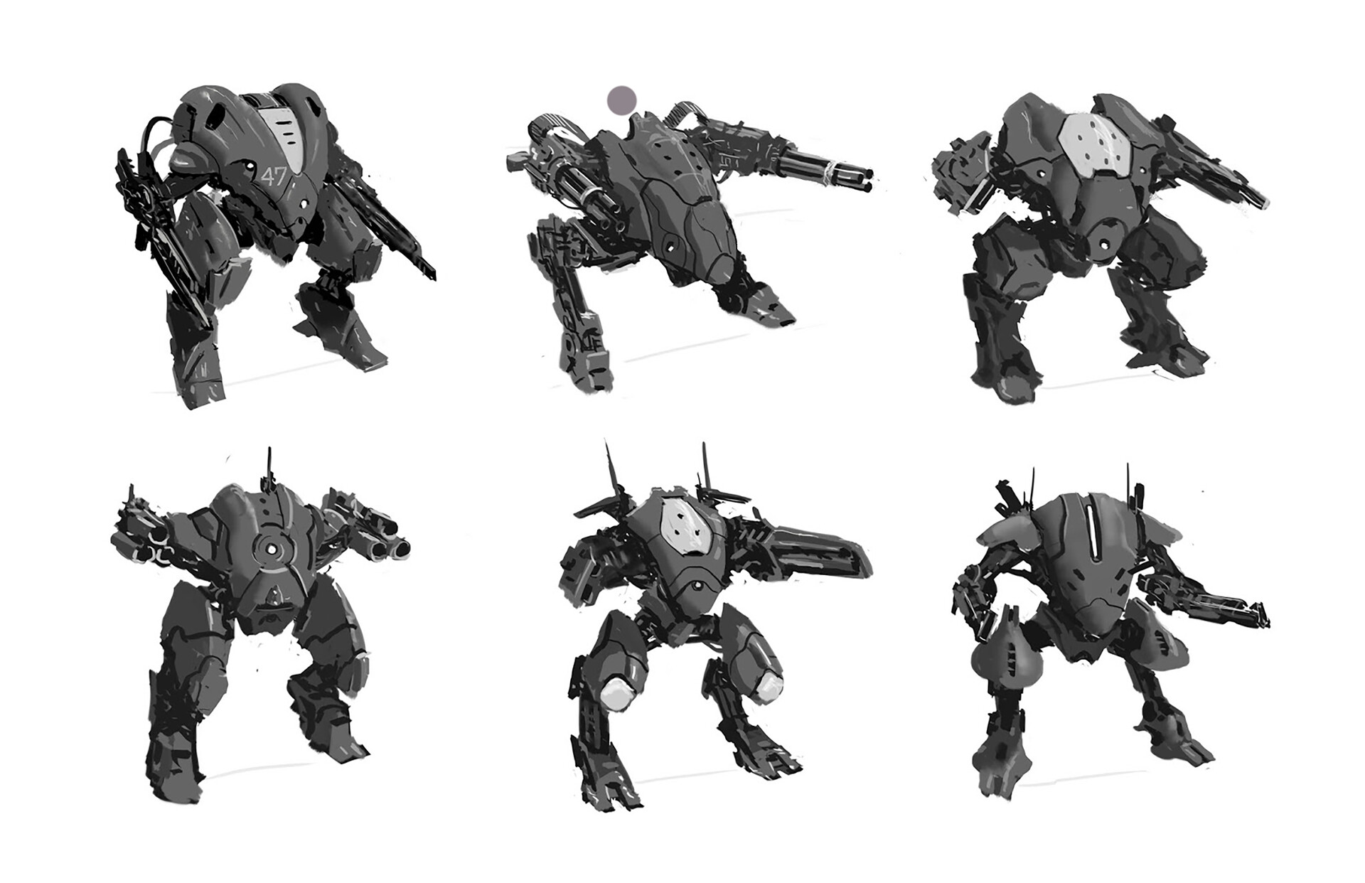 ArtStation - biped tank design