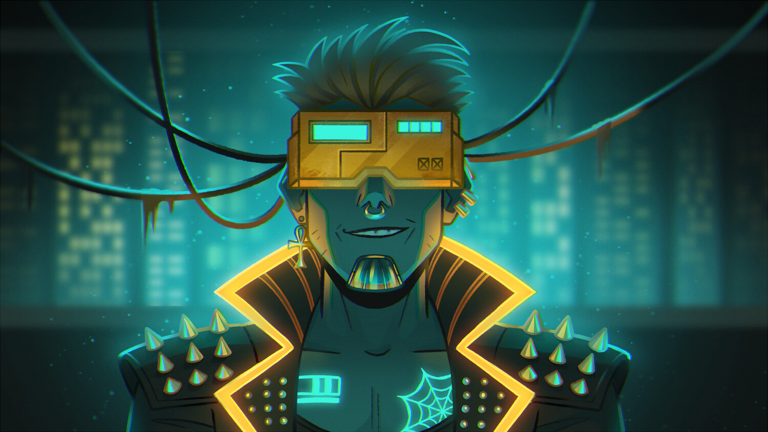 ArtStation - Cover art for 'Hackerman 1977'