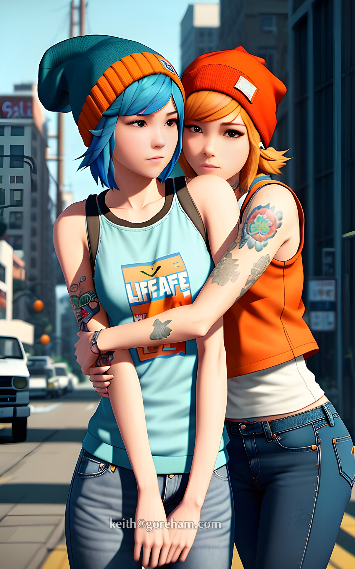 ArtStation - "Life is Strange" Themed AI Concept Art