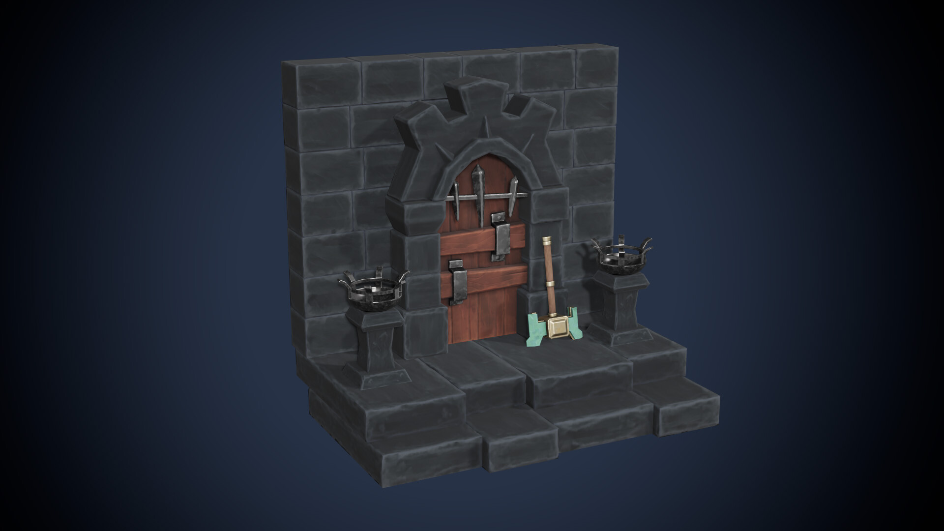 ArtStation - Dungeon Door