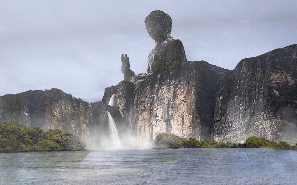 ArtStation - Mystic Waterfall