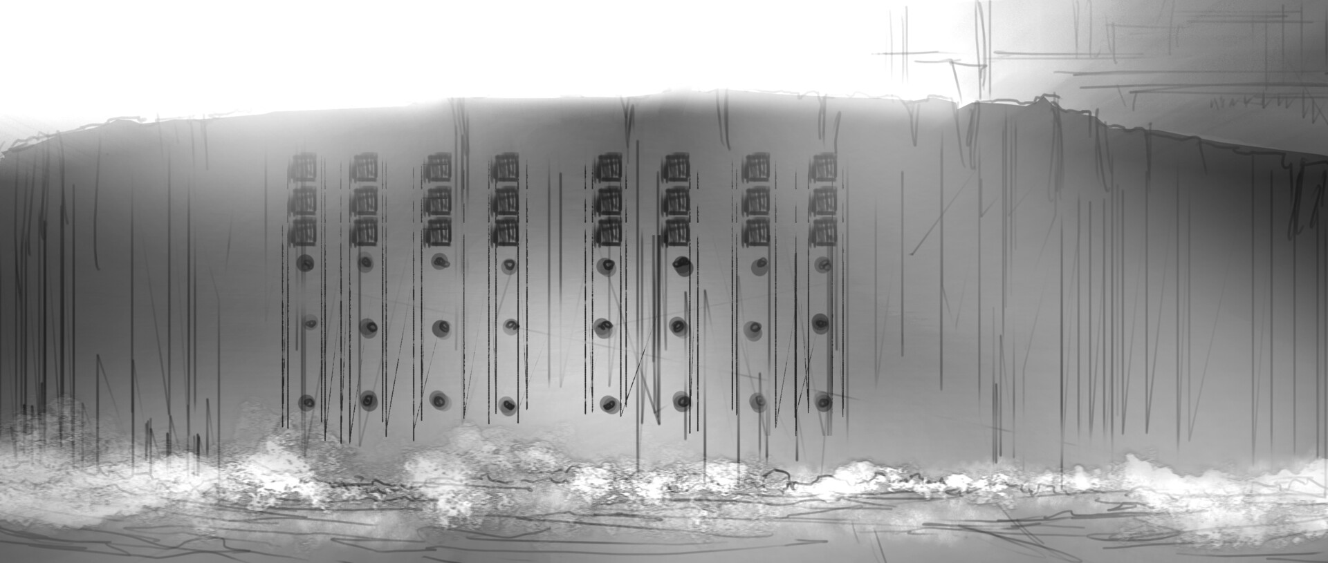 ArtStation - wall fight - storyboard