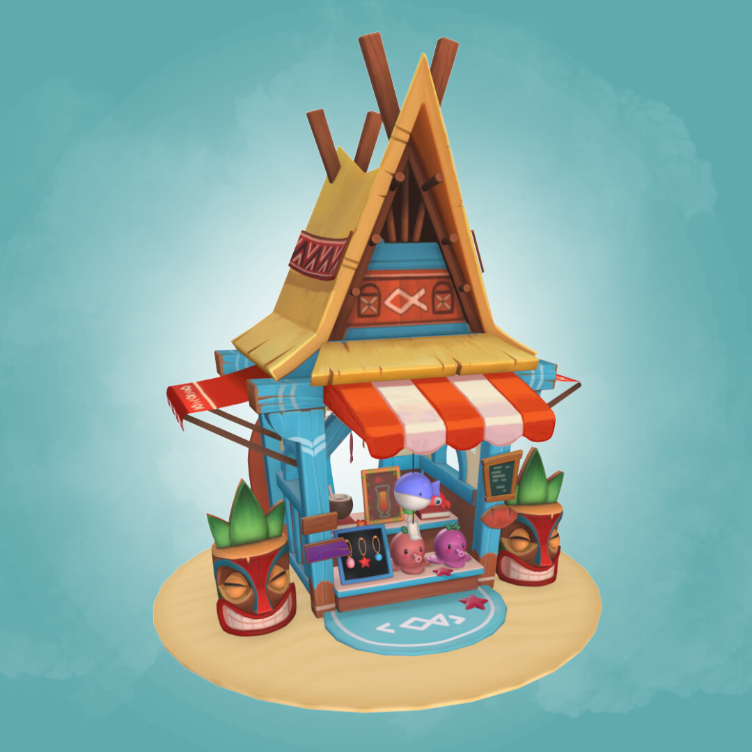 ArtStation - Beach Souvenir Shop