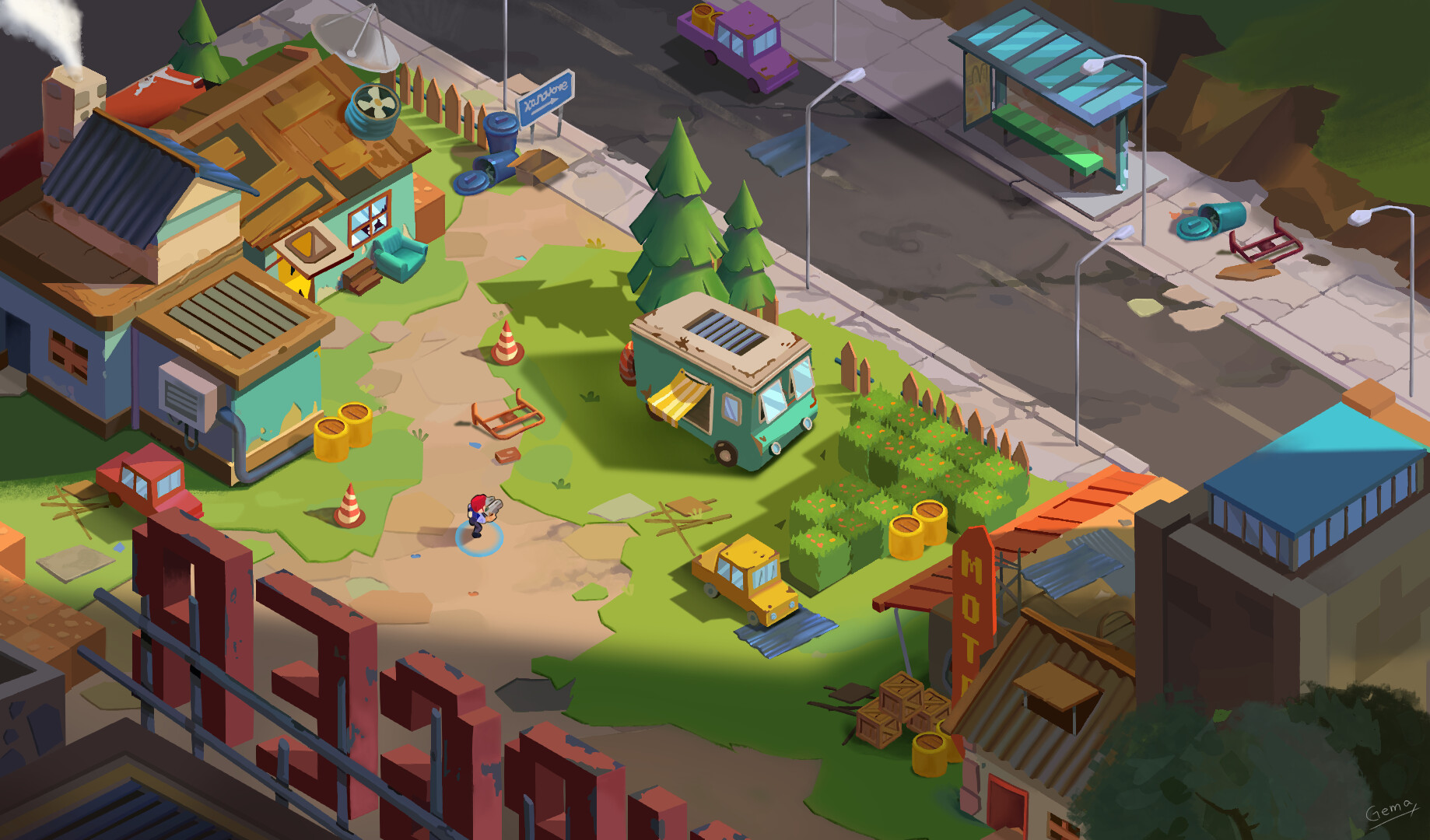 ArtStation - 2D Environment Assessment