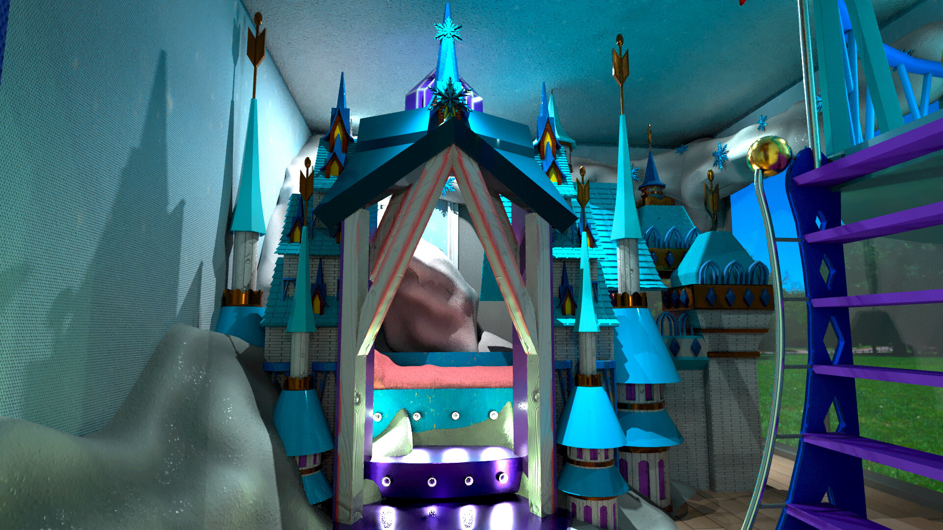 ArtStation - Frozen Themed Room