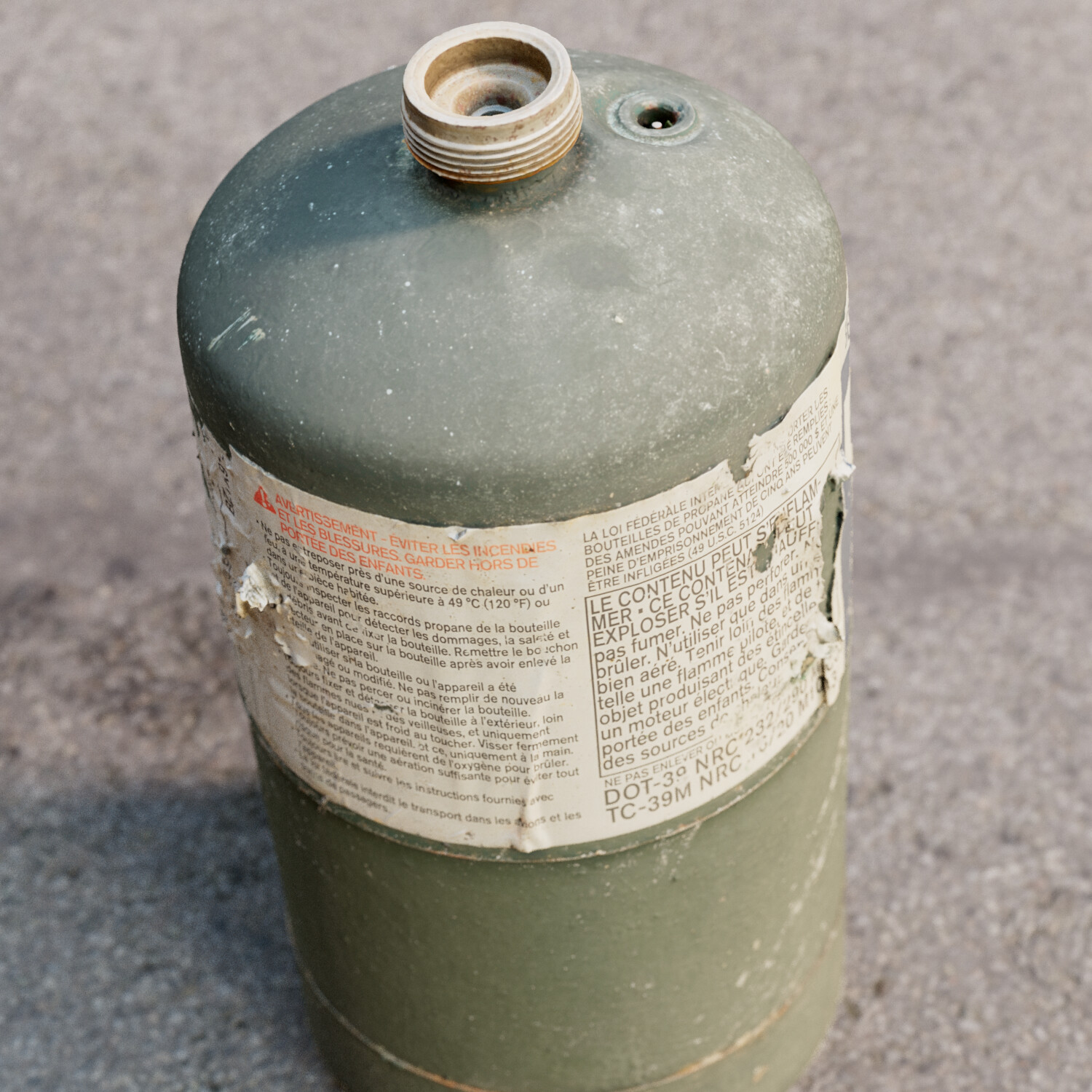 ArtStation - A green propane cylinder(tank)