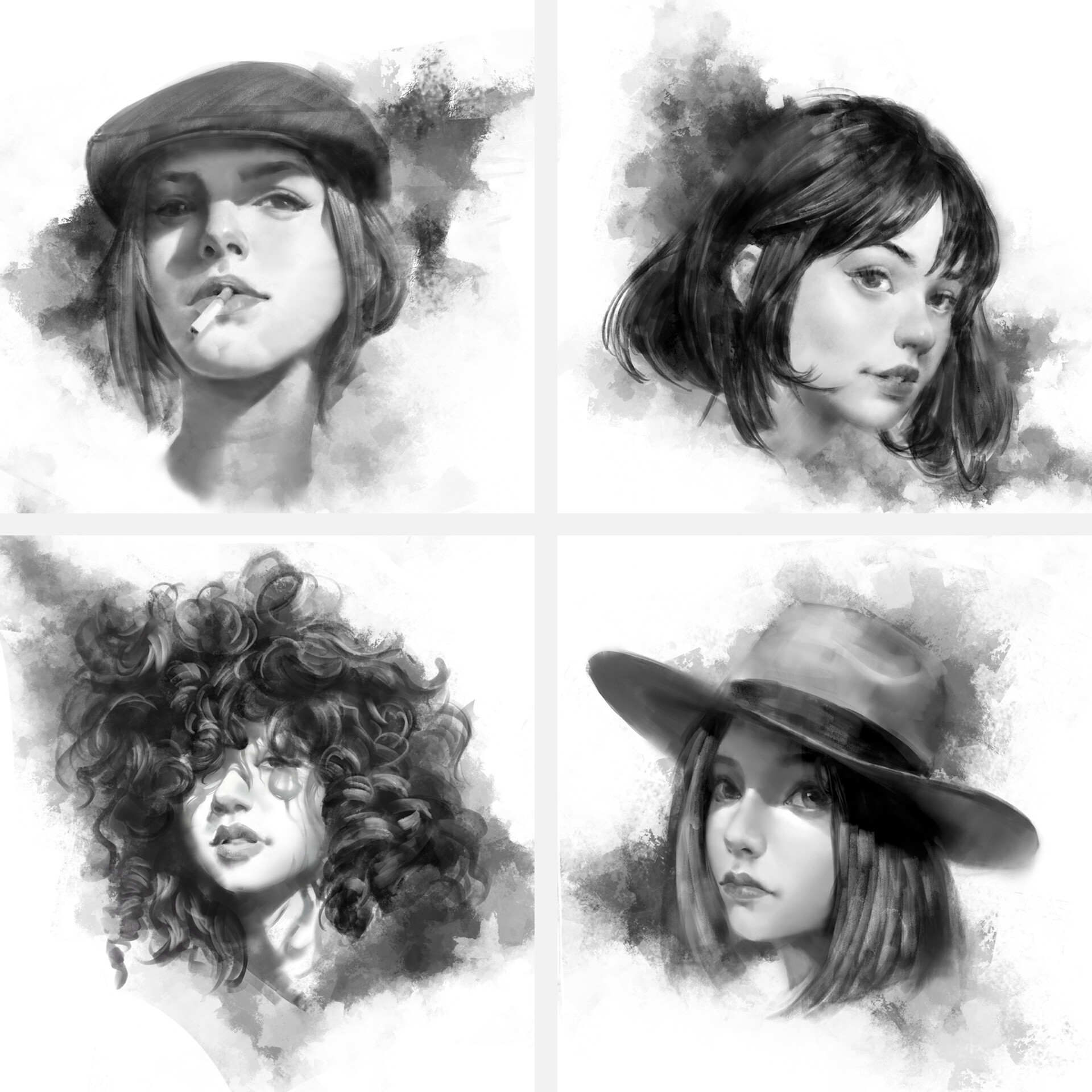 lv huanyu - 肖像 脸