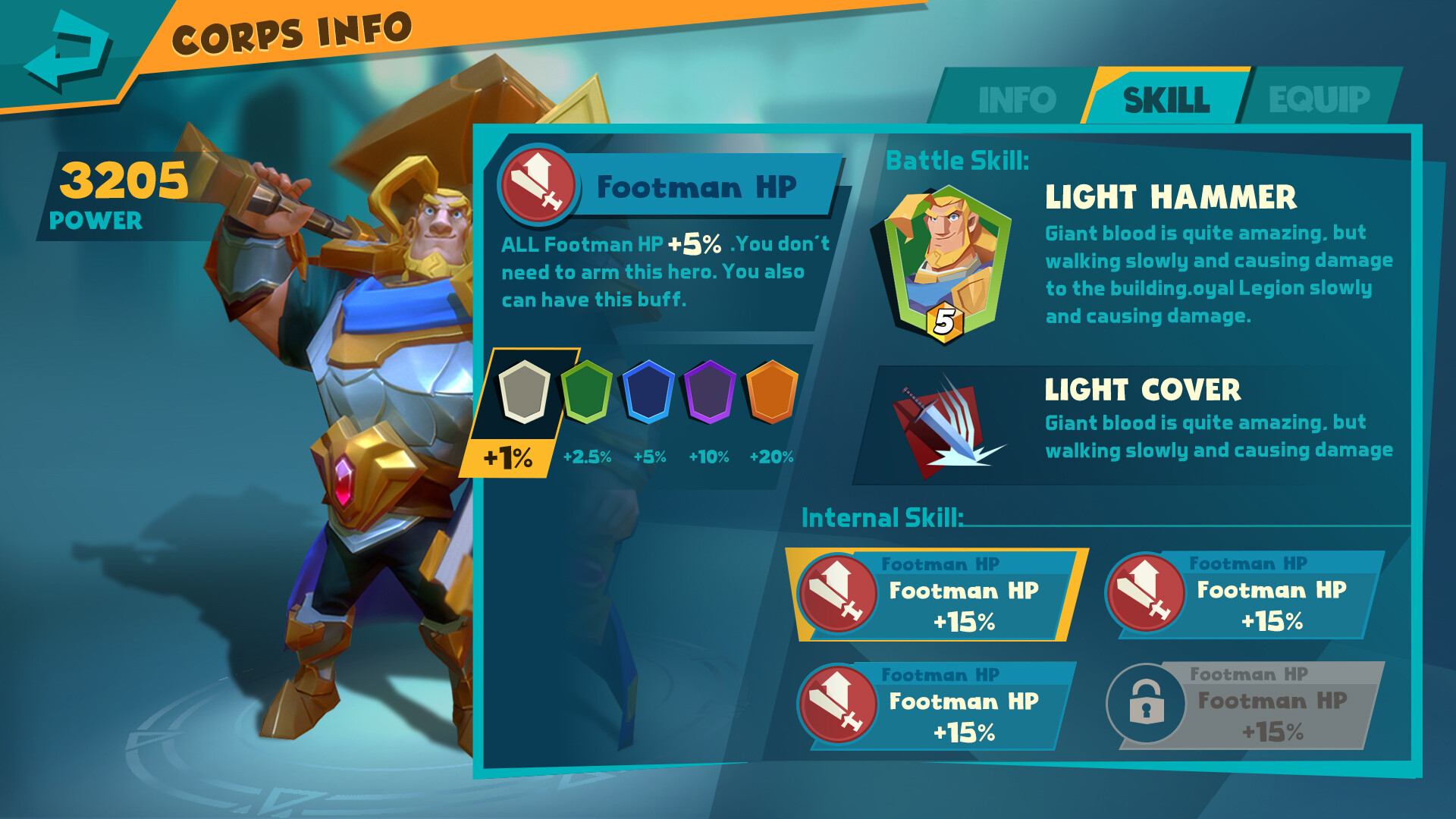 Evelyn Chiang - Brave Conquest UI 初版風格 + 進戰鬥示意