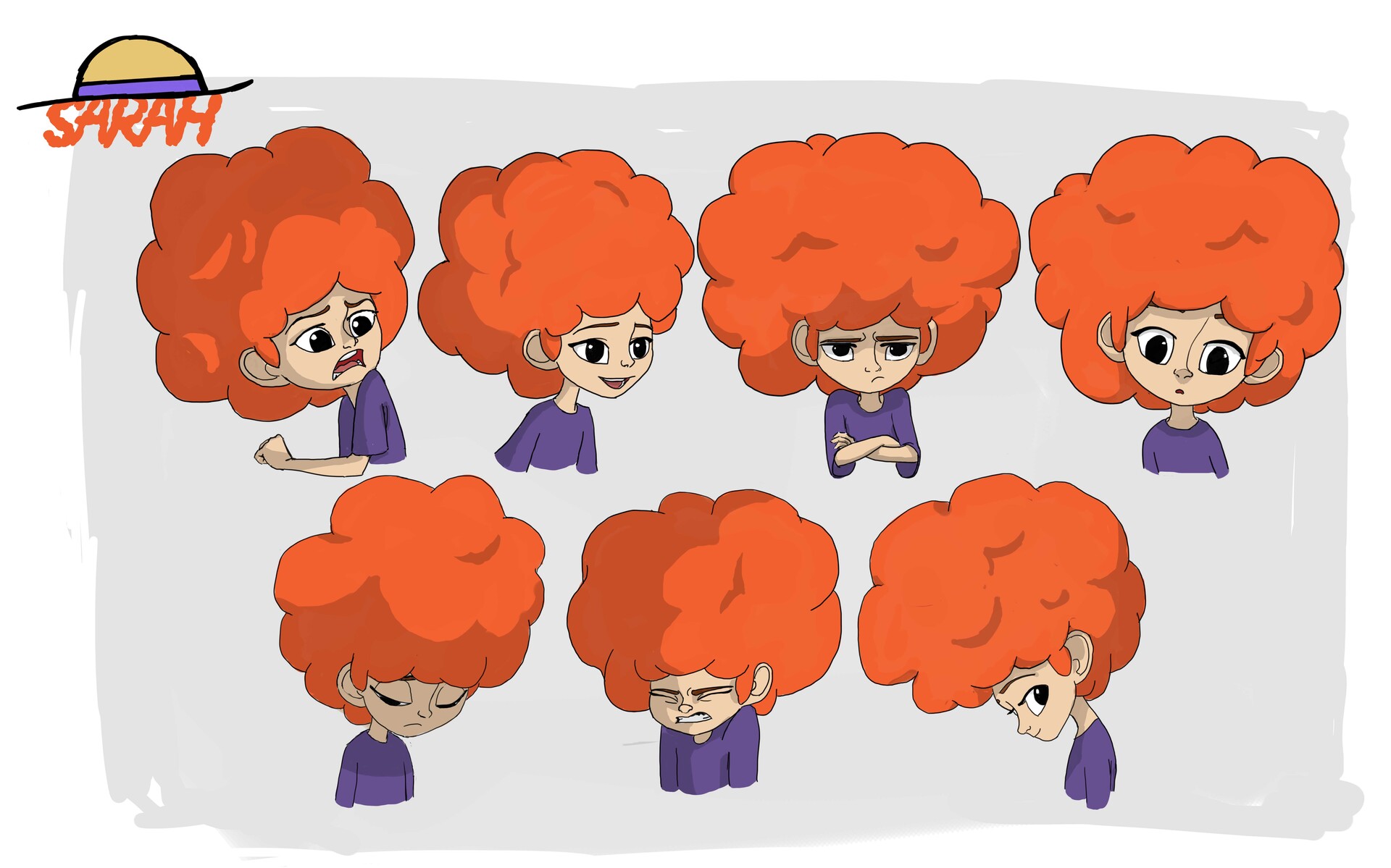 ArtStation - Sarah character design