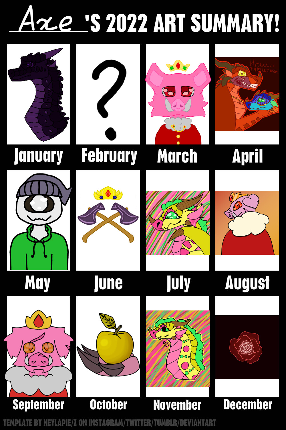 ArtStation - AxeLovesArson's 2022 Art Summary