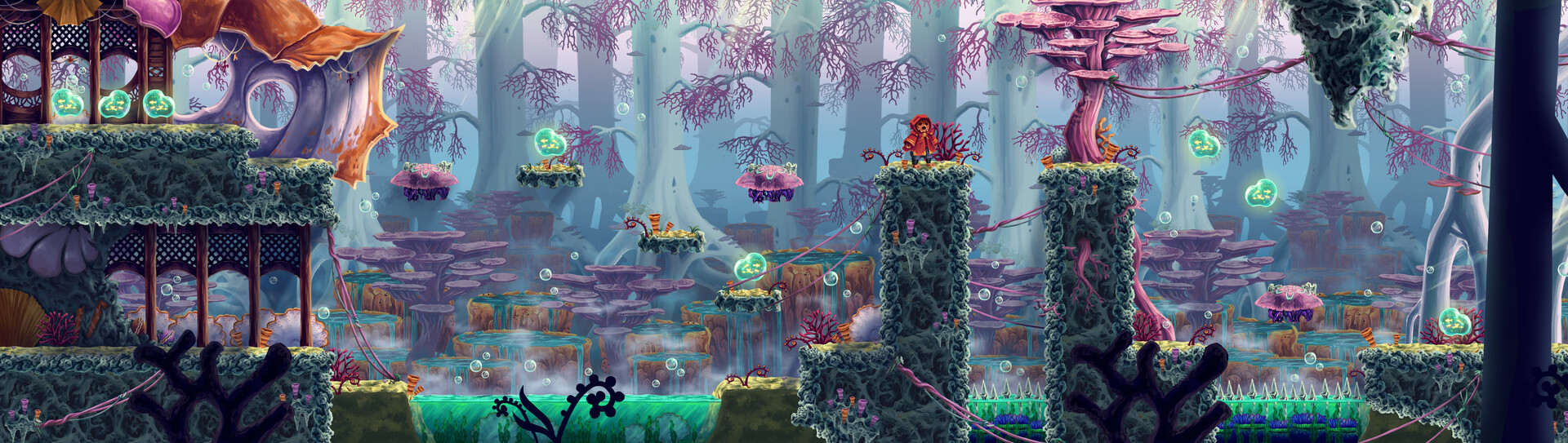 ArtStation - Platformer project : The emergent forests