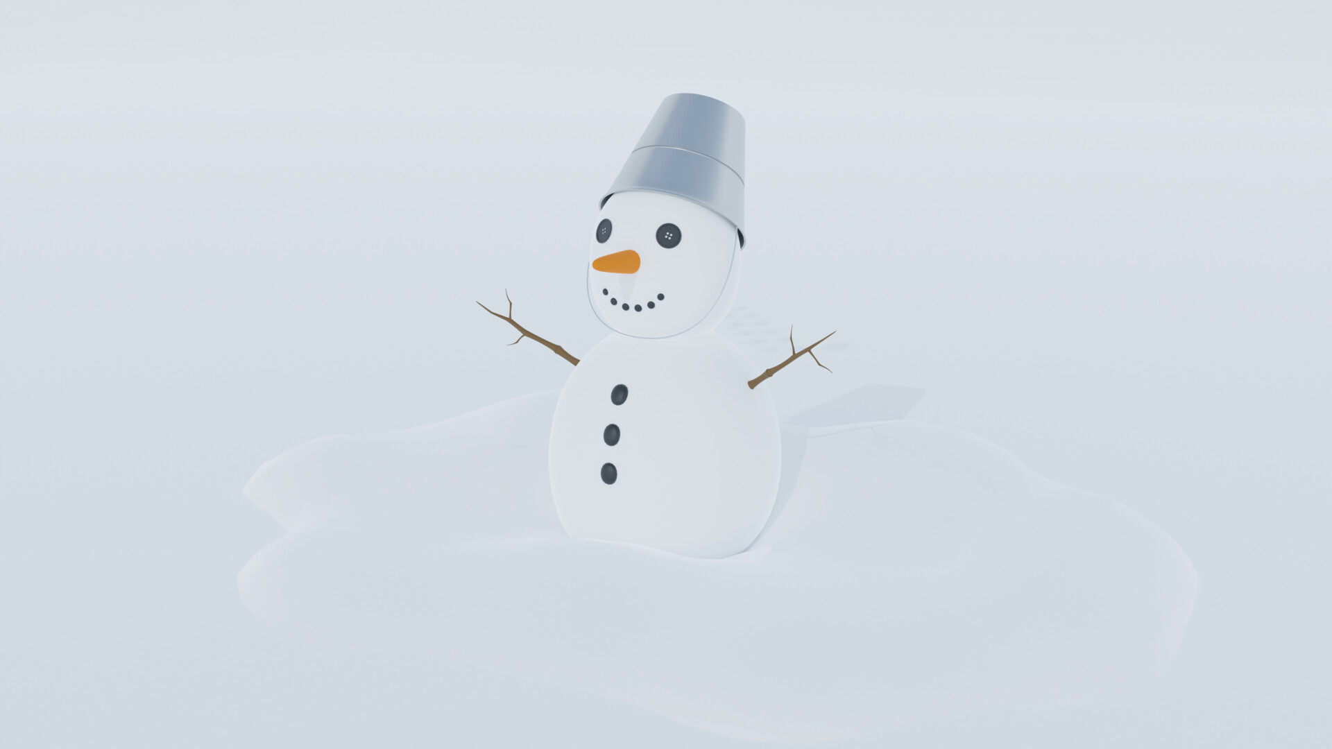 ArtStation - Simple Snowman