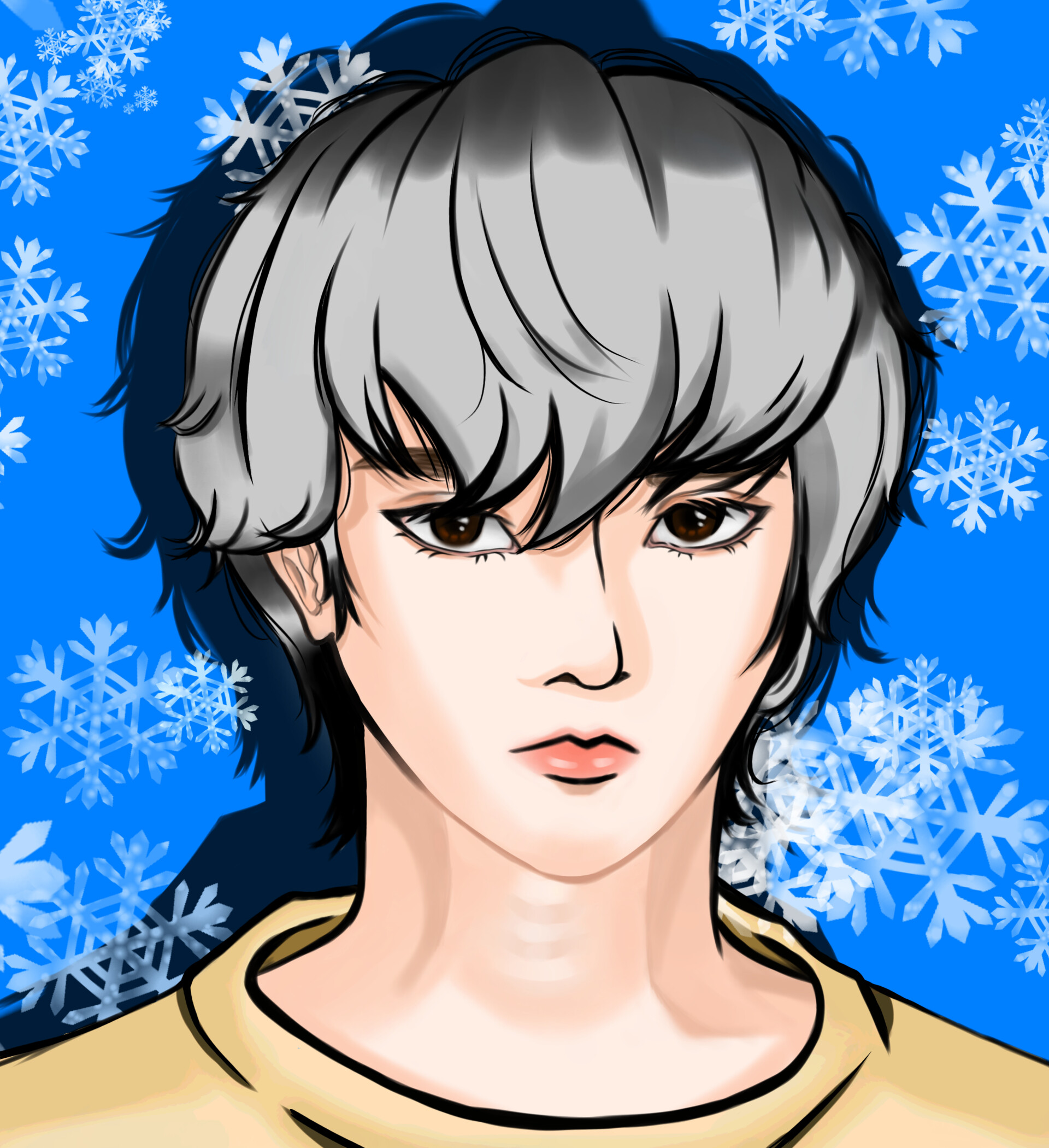 ArtStation - I drew a streamer in my artstyle