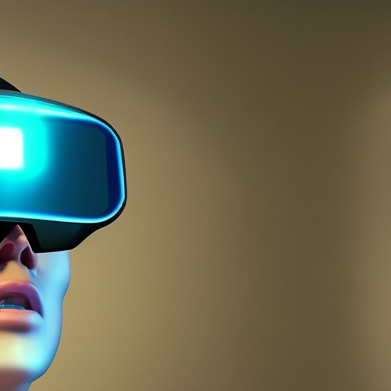 ArtStation - Futuristic VR glasses (Augmented Interface)