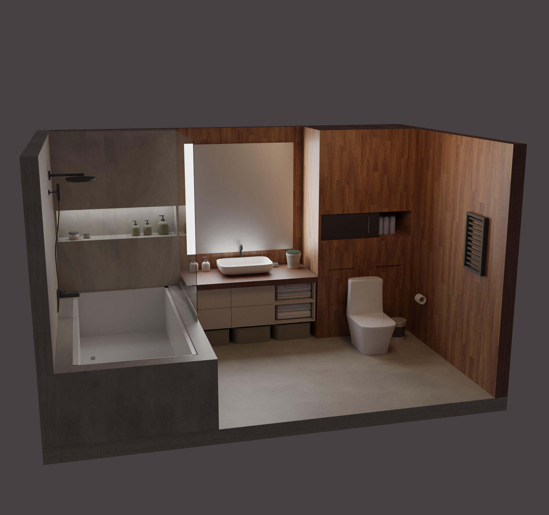 ArtStation - Bathroom design