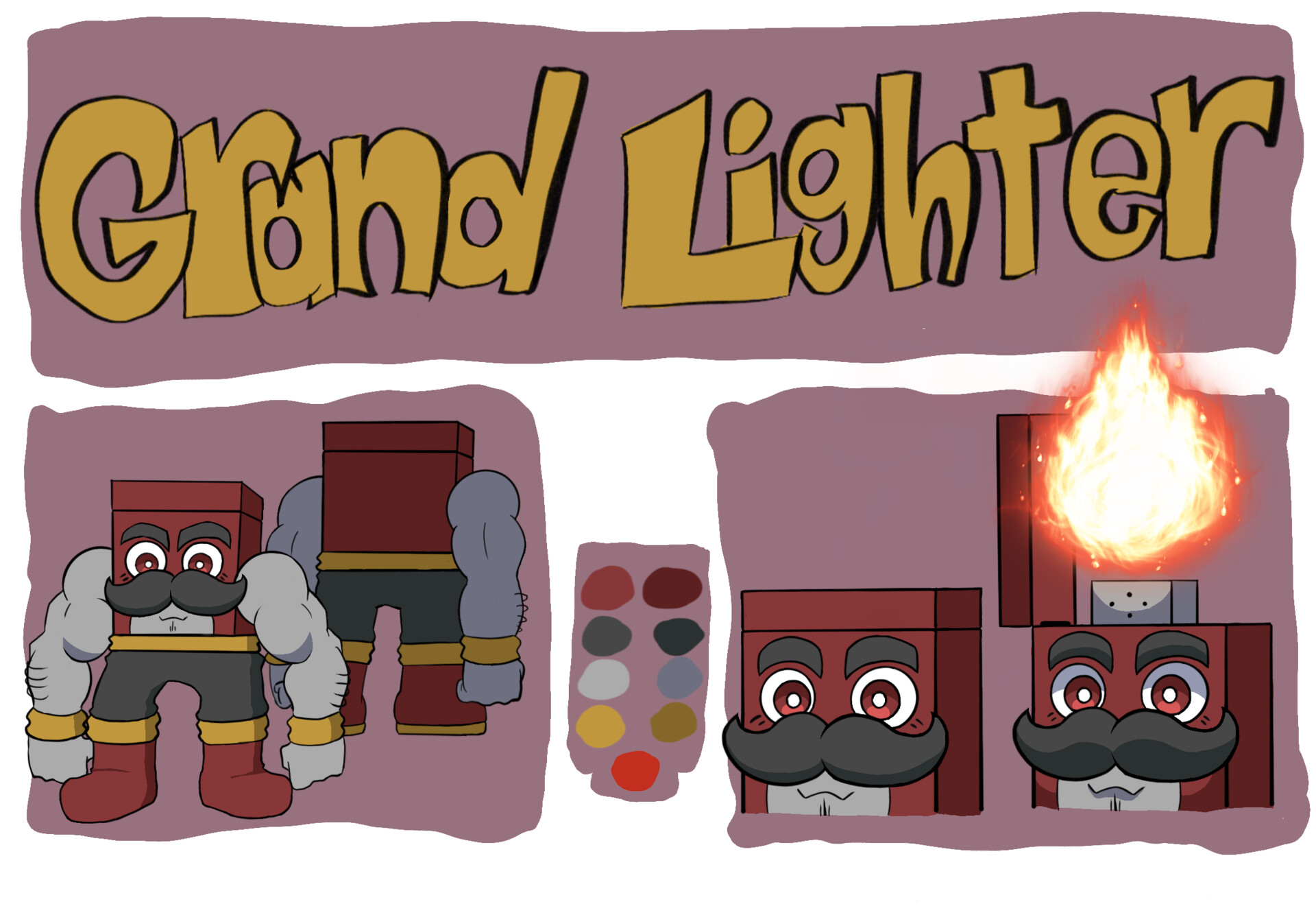 ArtStation - Grand Lighter Character Sheet