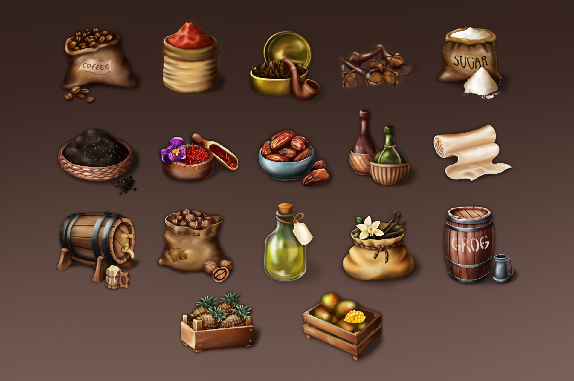 ArtStation - Game icons