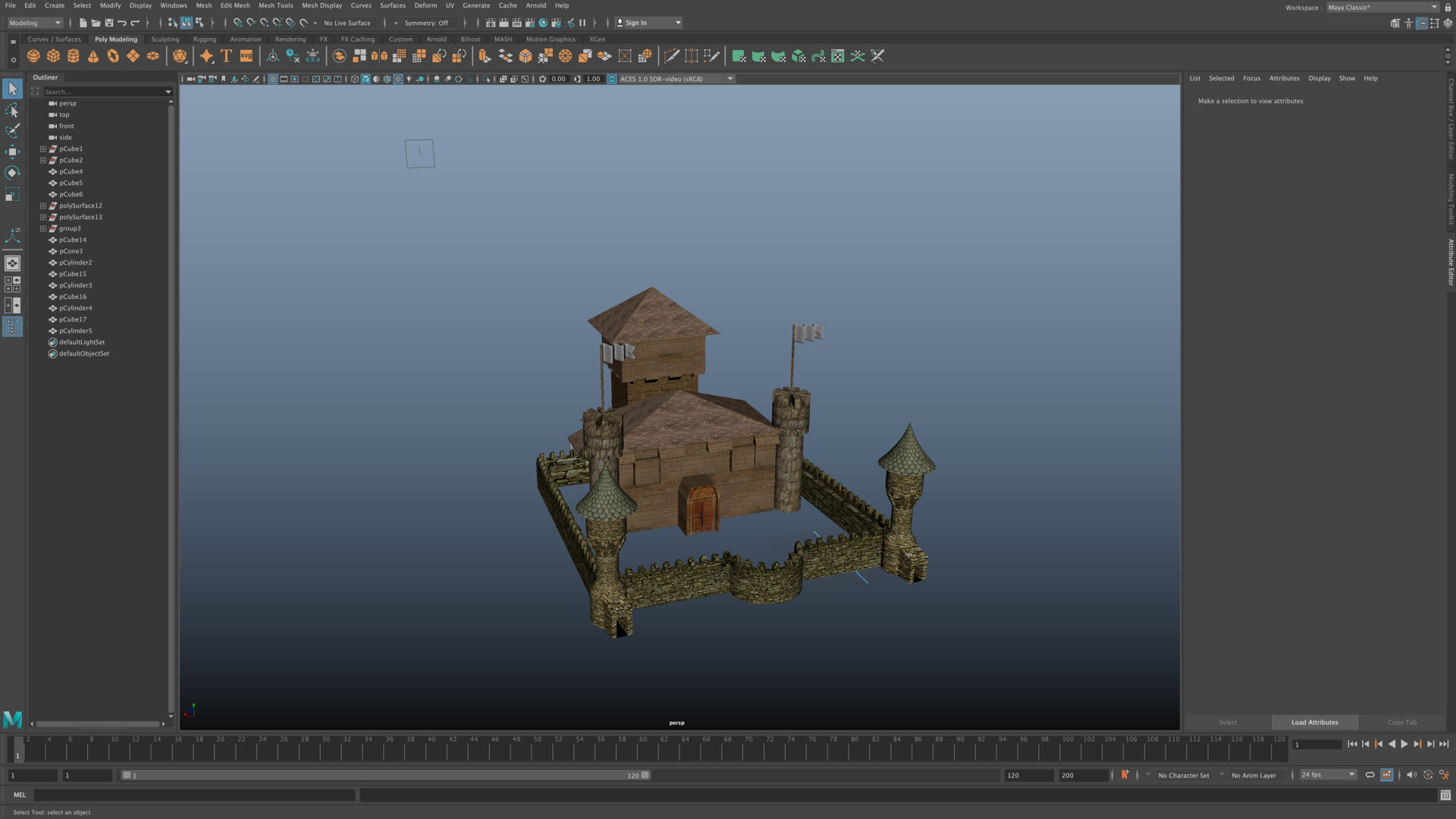 ArtStation - Castle modeling