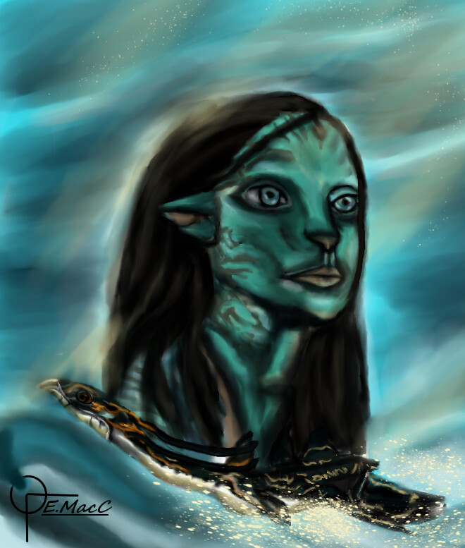 ArtStation - Avatar the way of water Bailey Bass FAN ART