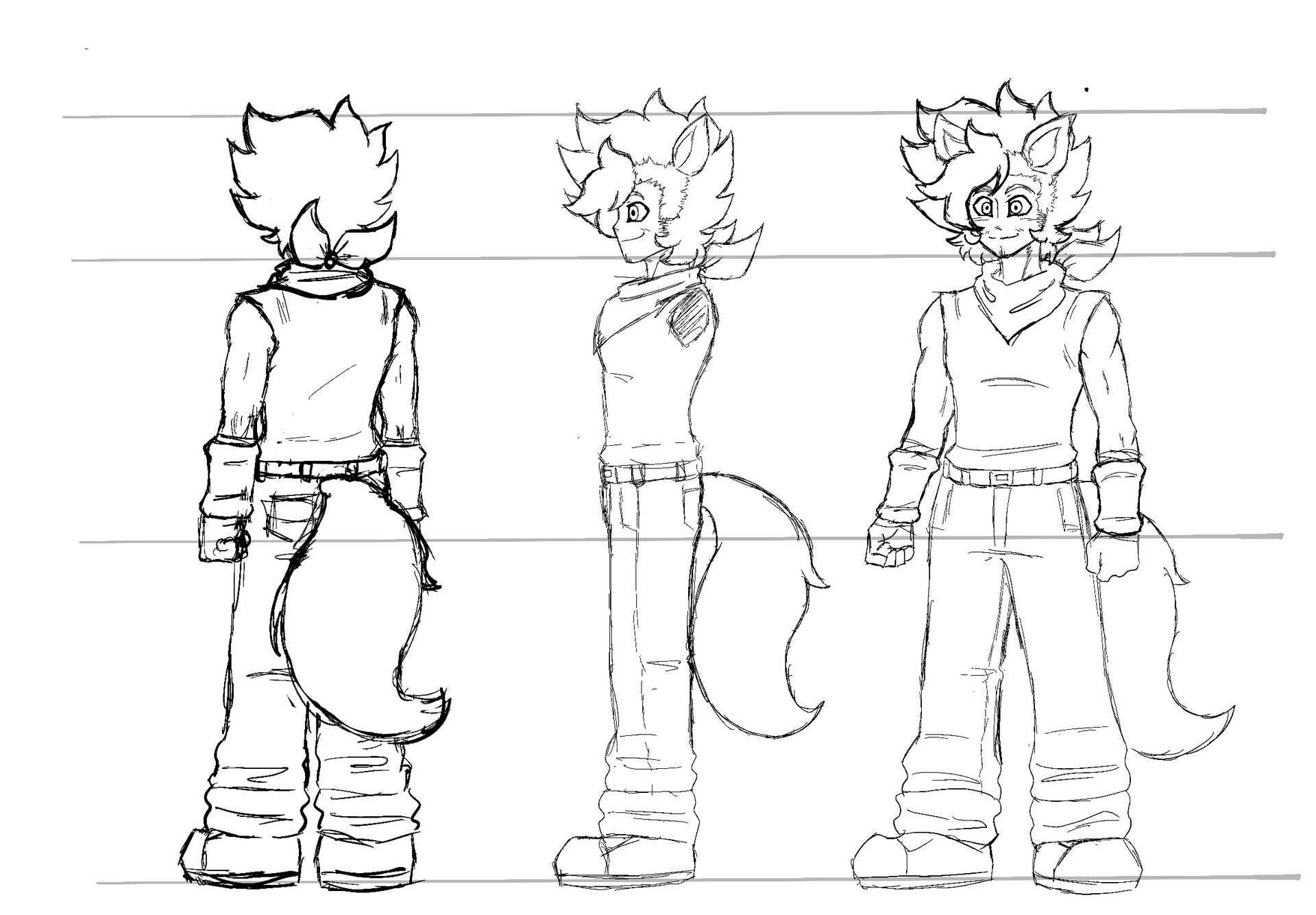 ArtStation - Ace Character Ref Sheet