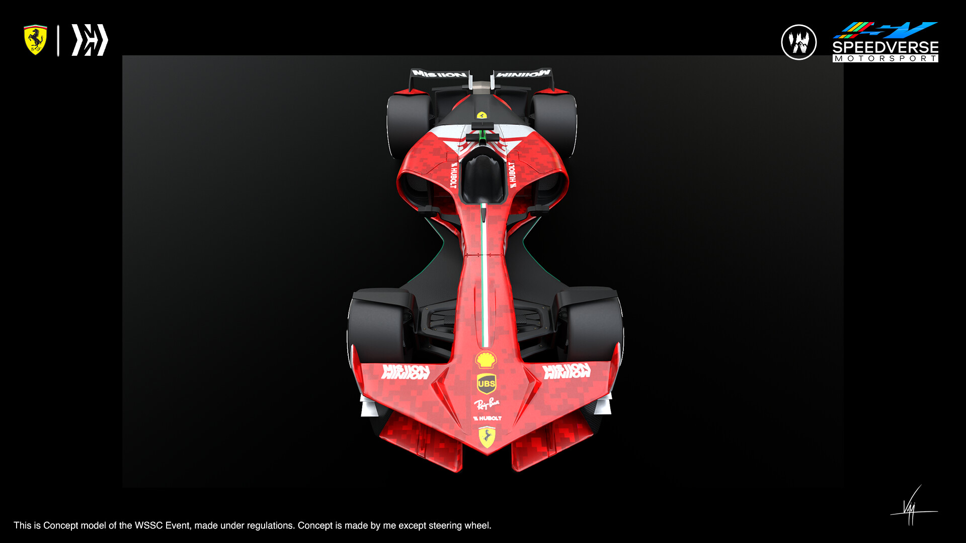 ArtStation - Ferrari WSSC Speedverse Concept