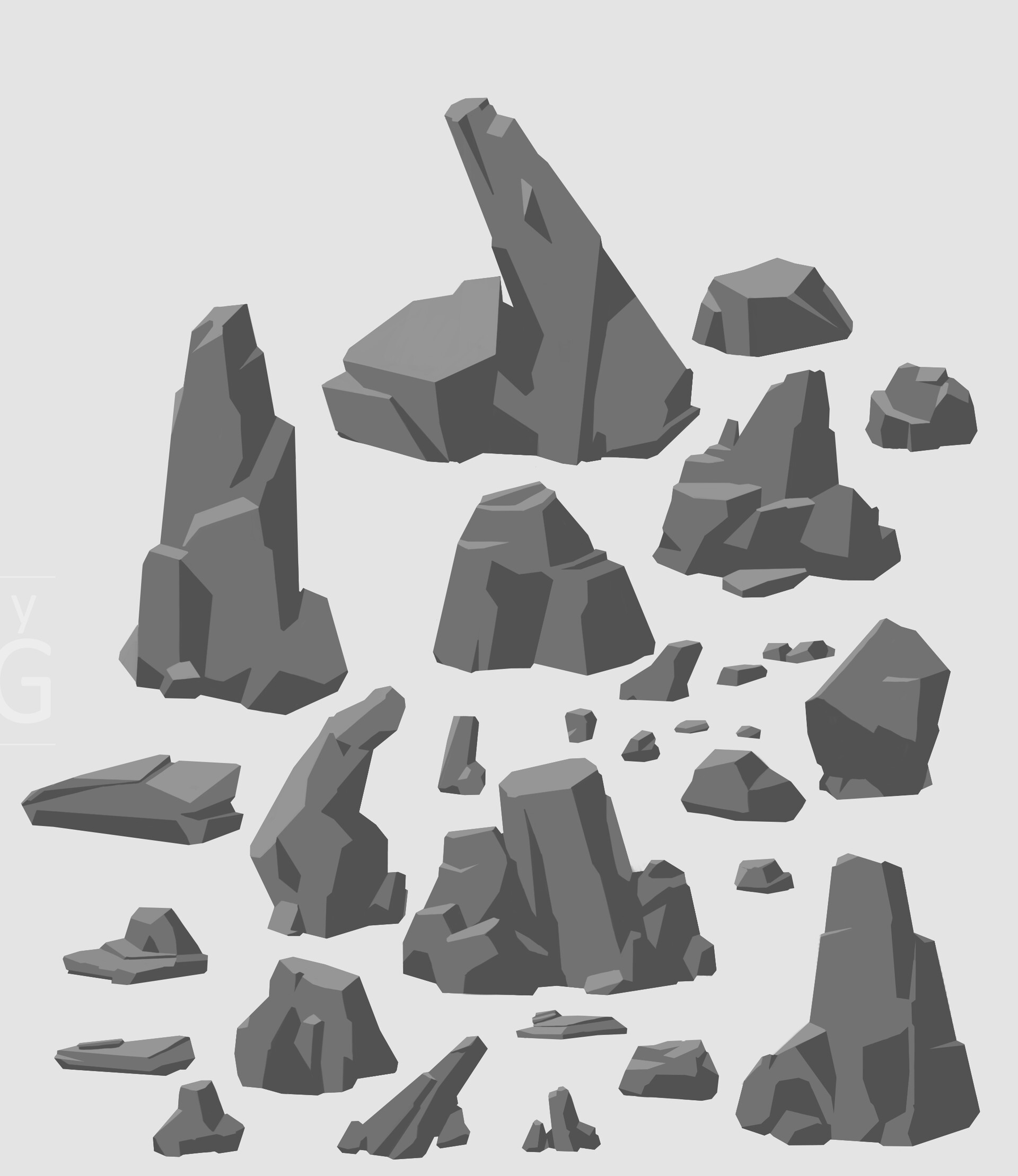 ArtStation - rocks set