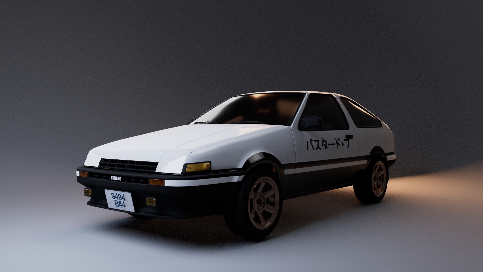 ArtStation - Toyota AE86 Trueno