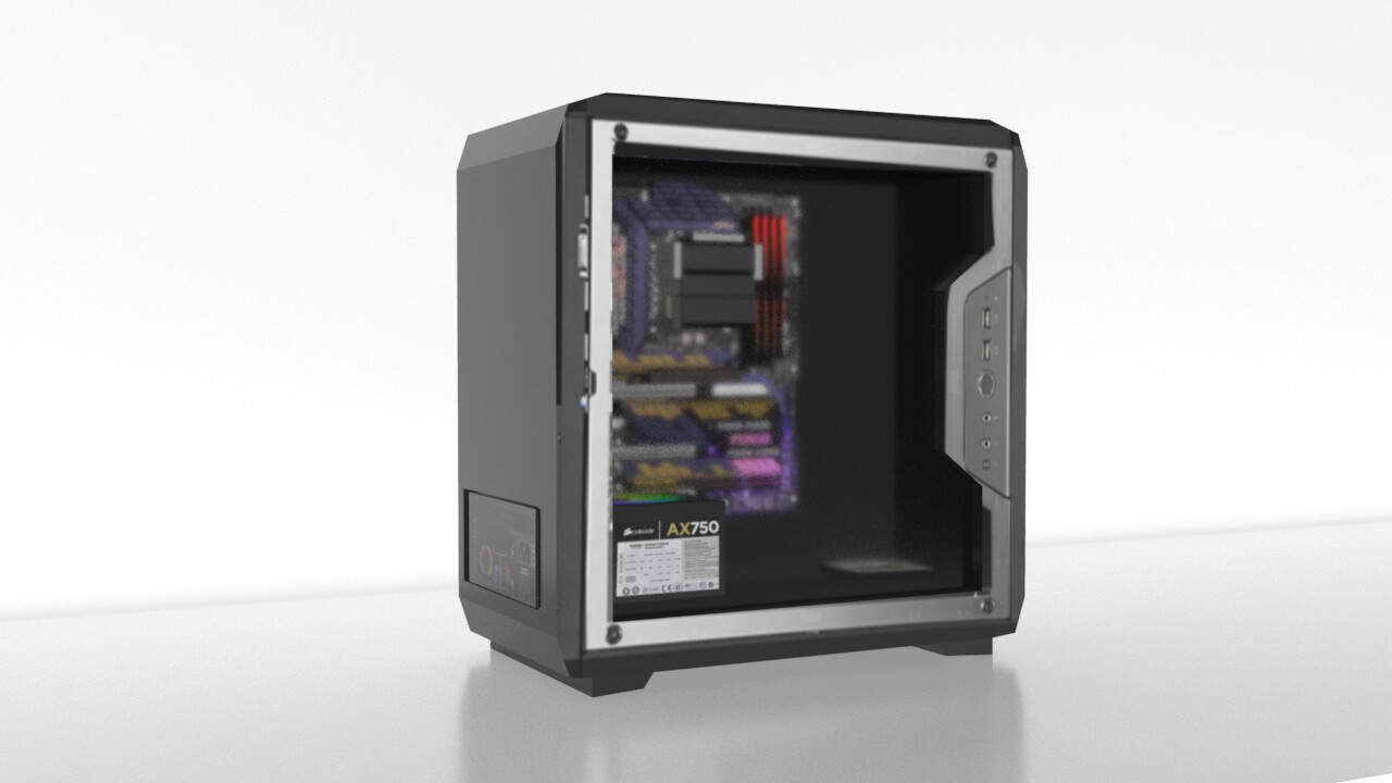ArtStation - Pc box modelling (Modelado caja pc atx)