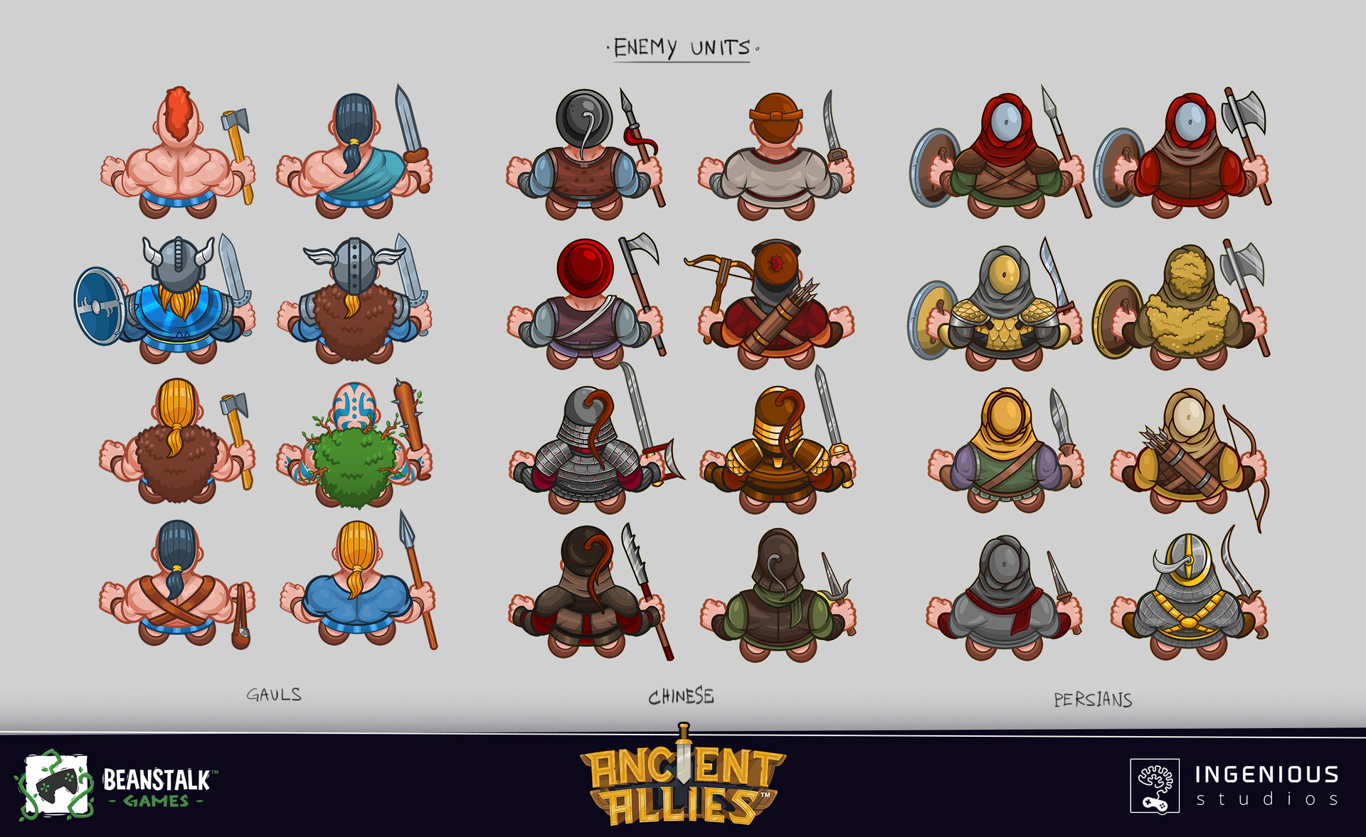 Ingenious Studios - Ancient Allies Tower Defense - Character and ...