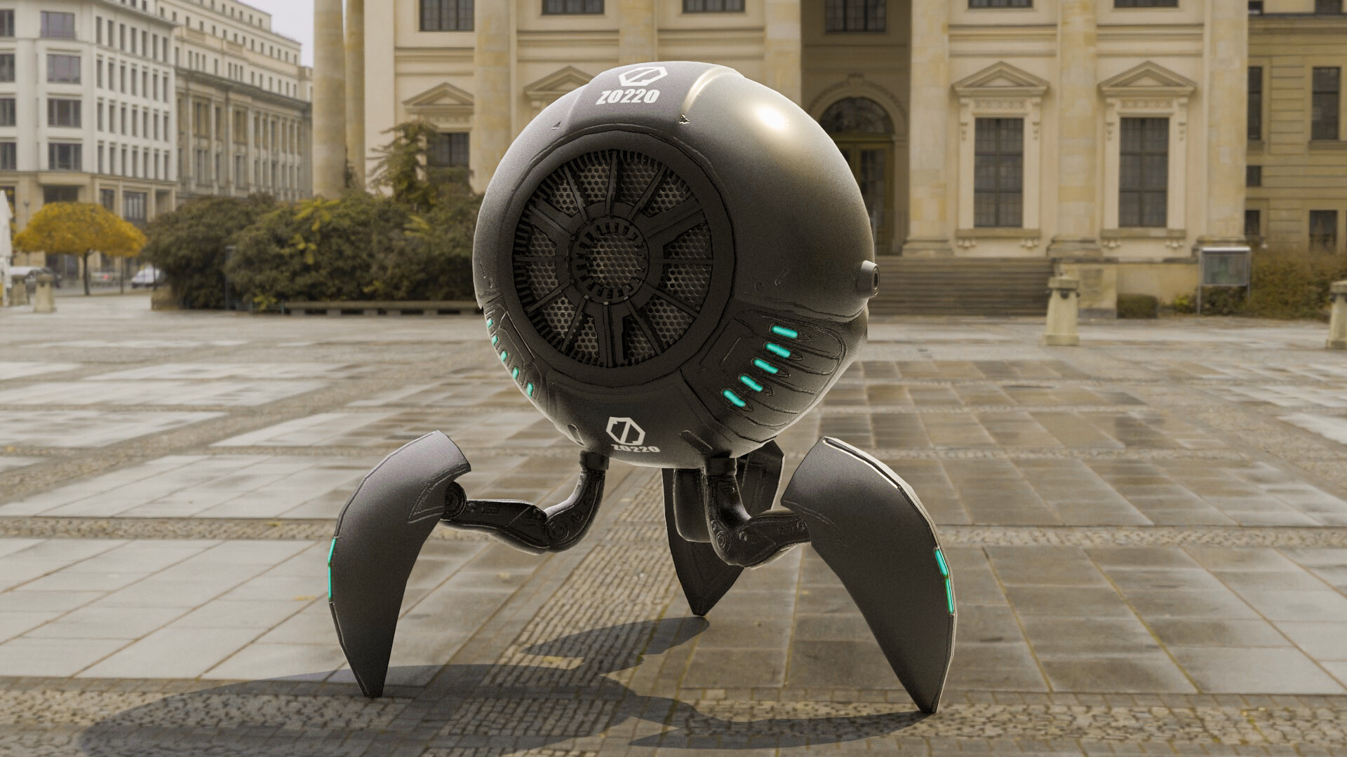 ArtStation - Robot Modeling and Texturing Work by Rakesh Kumar