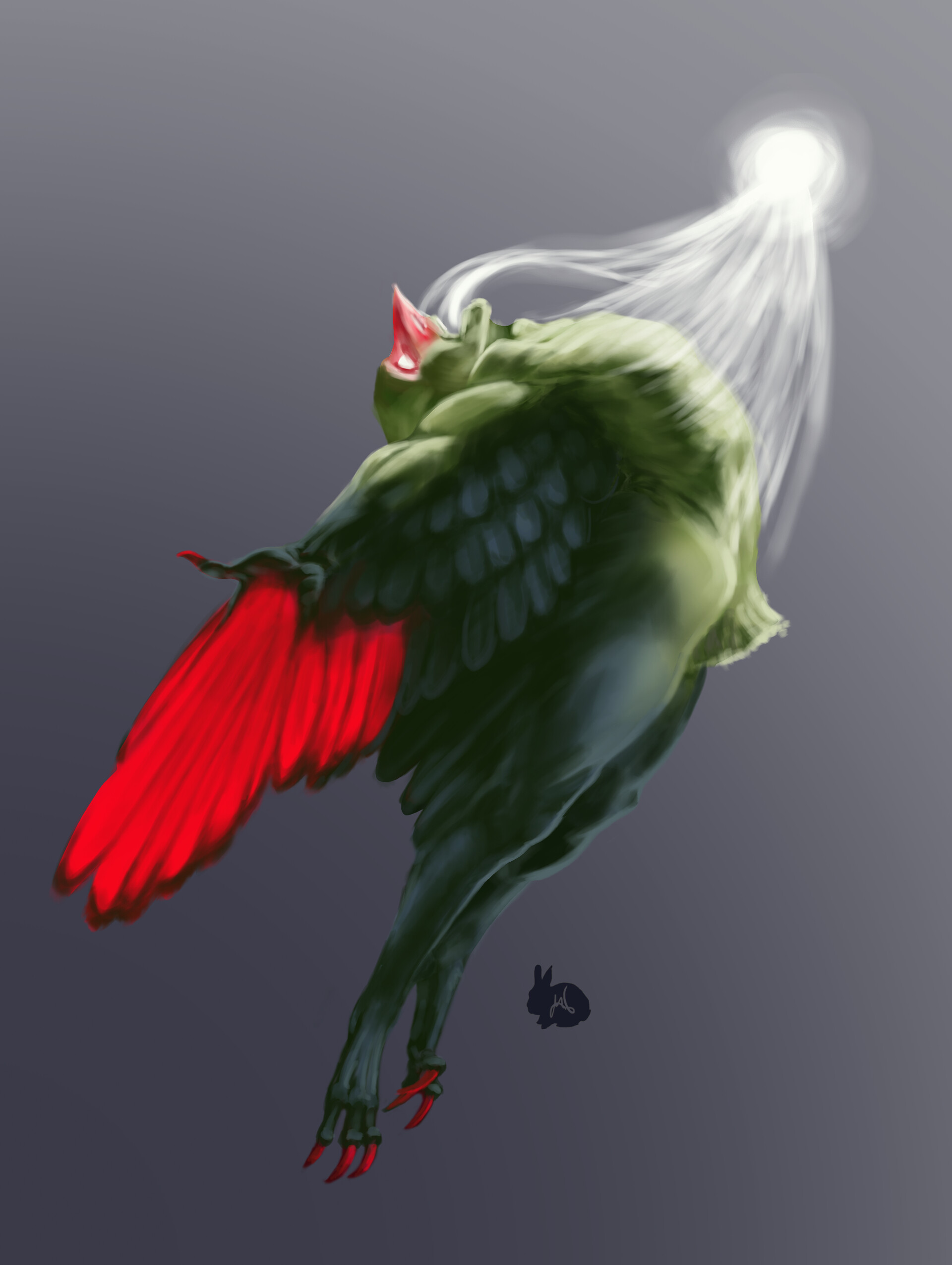 ArtStation - Creature 03 - A Birdman