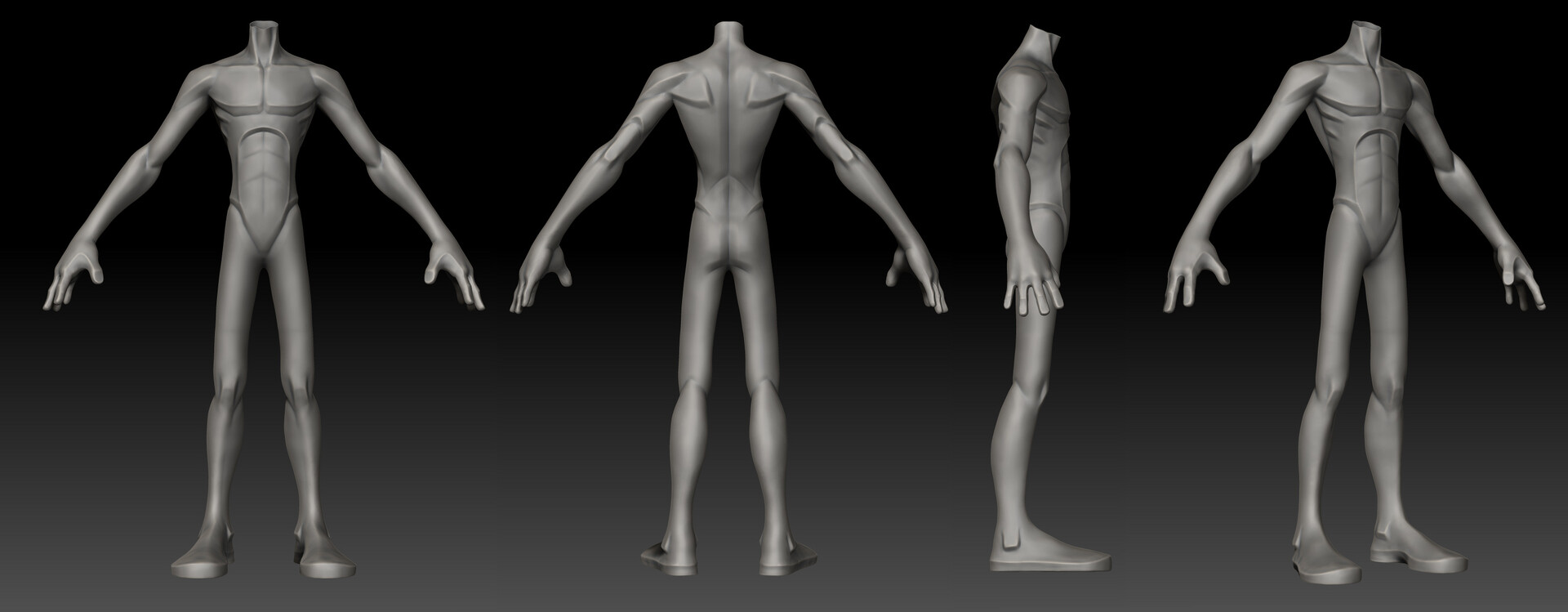 ArtStation - Body Base Meshes