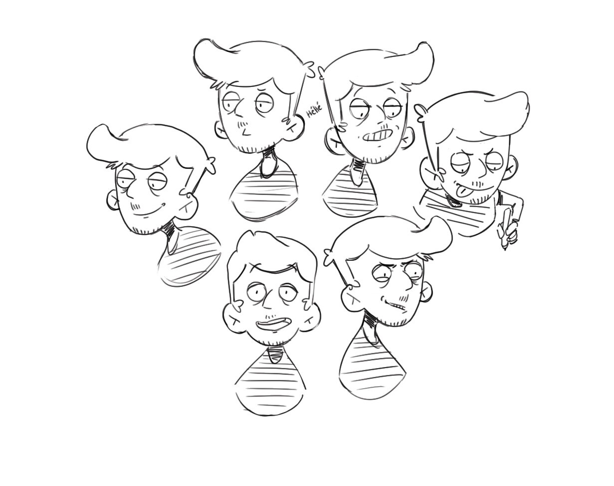 Telig (Arc'hantael Gaudin) - Chara Design - Cartoon Stylization - 2/2