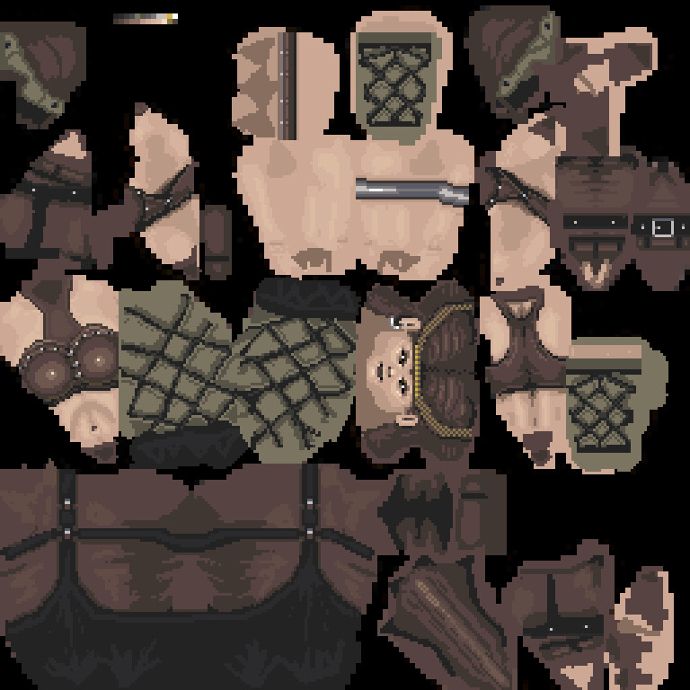 Jonathan Niemi - PS1-Style Heroine Texture Commission