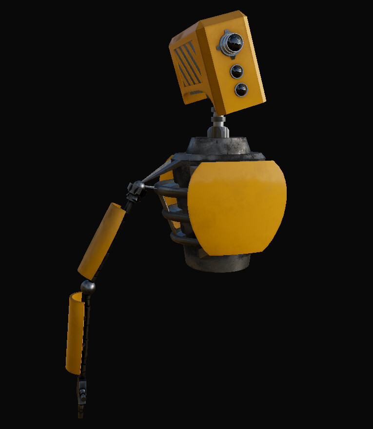 ArtStation - Broken Robot 3D Model