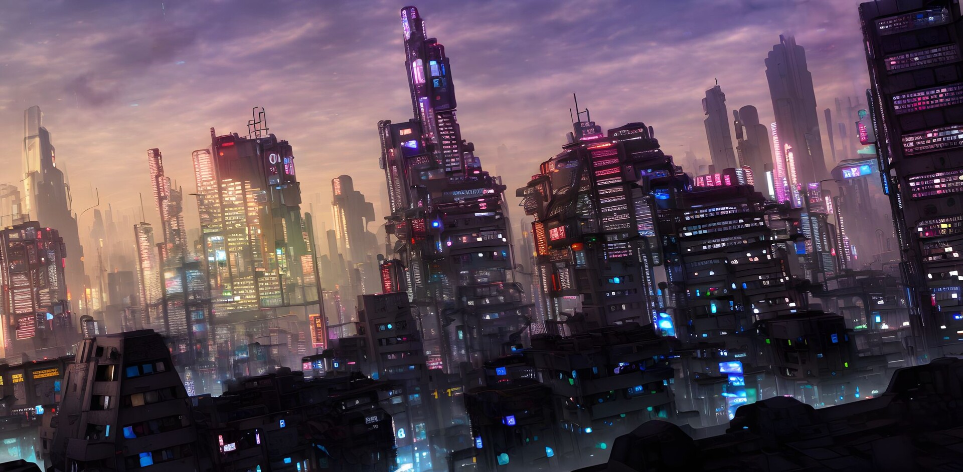 ArtStation - Cyberpunk City