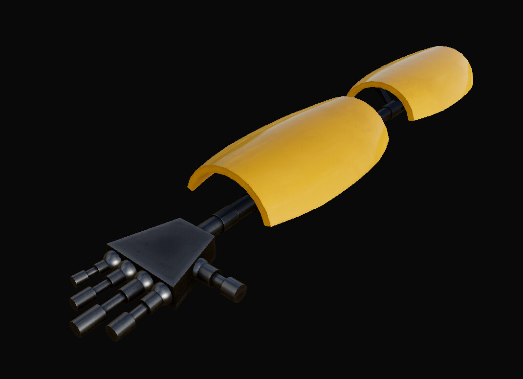 ArtStation - Sci-Fi Robot Arm 3D Model