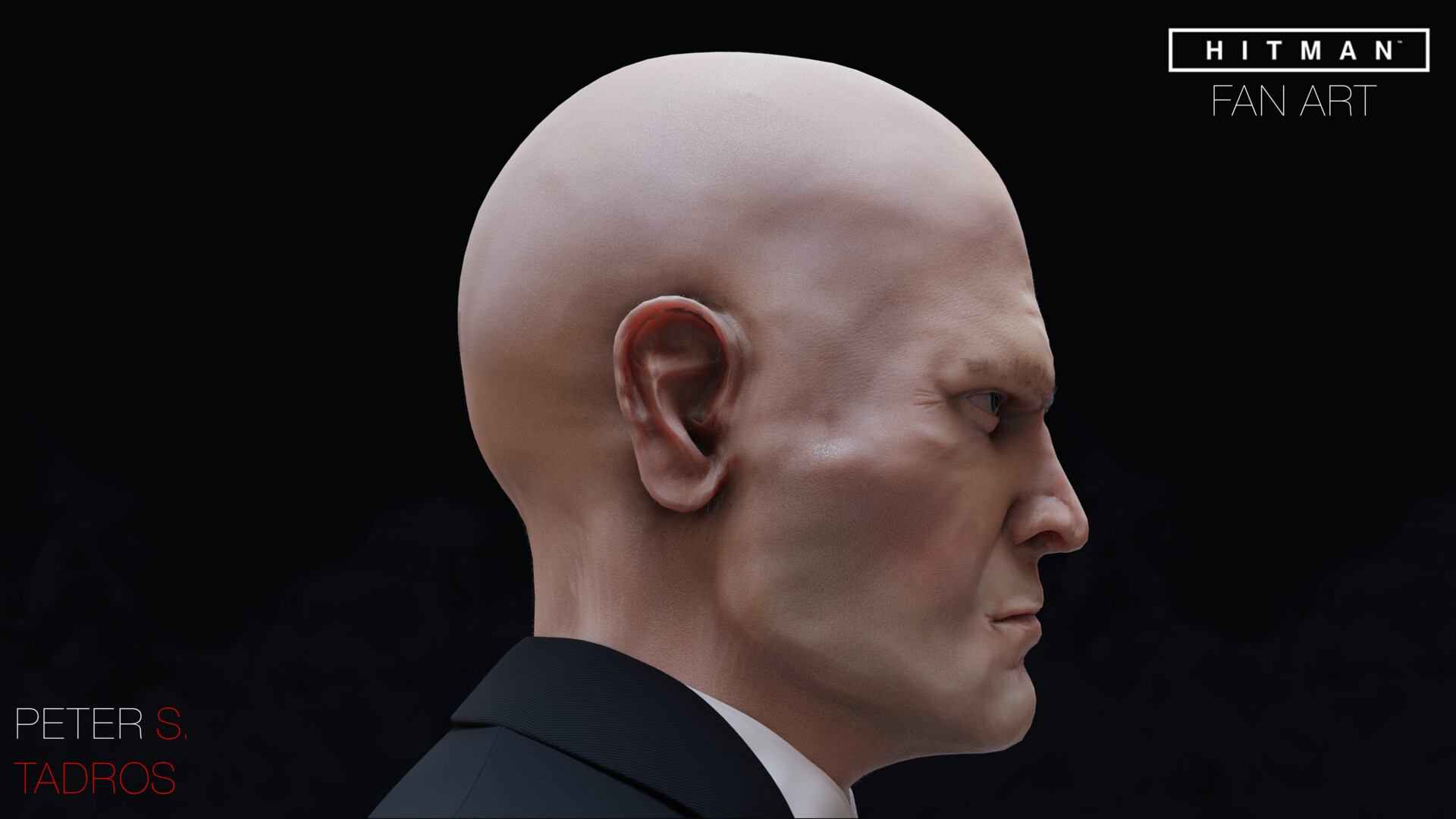 Peter Aziz - Hitman Agent 47 Fan art