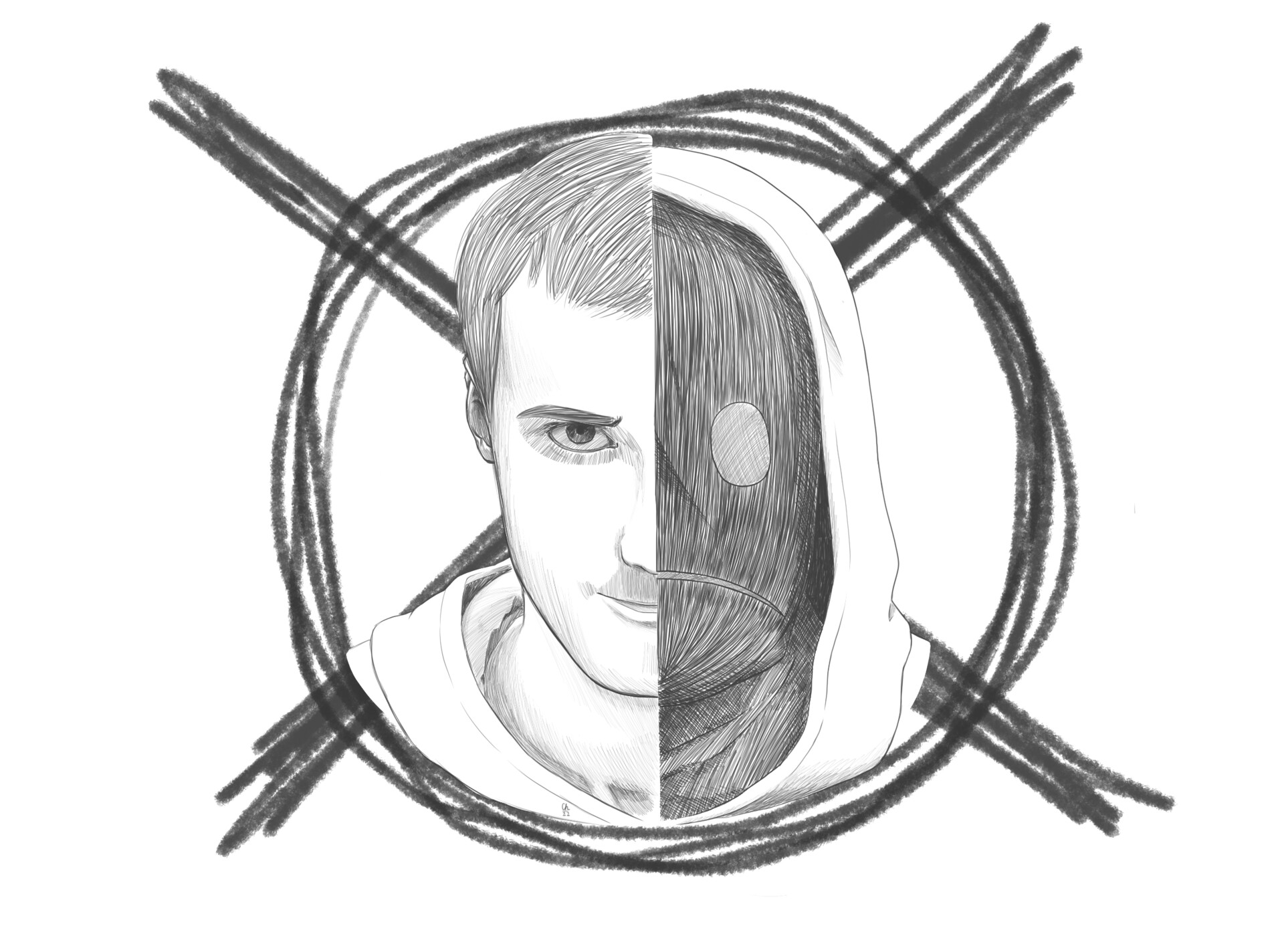 ArtStation - Marble Hornets Fanart: Brian/Hoodie