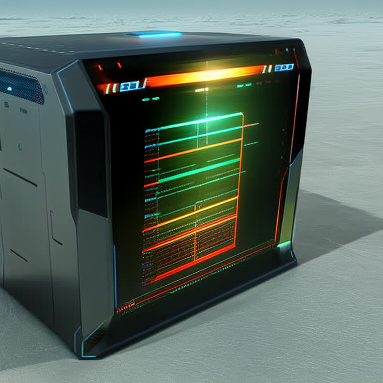AIstation - Sci-Fi PC system unit