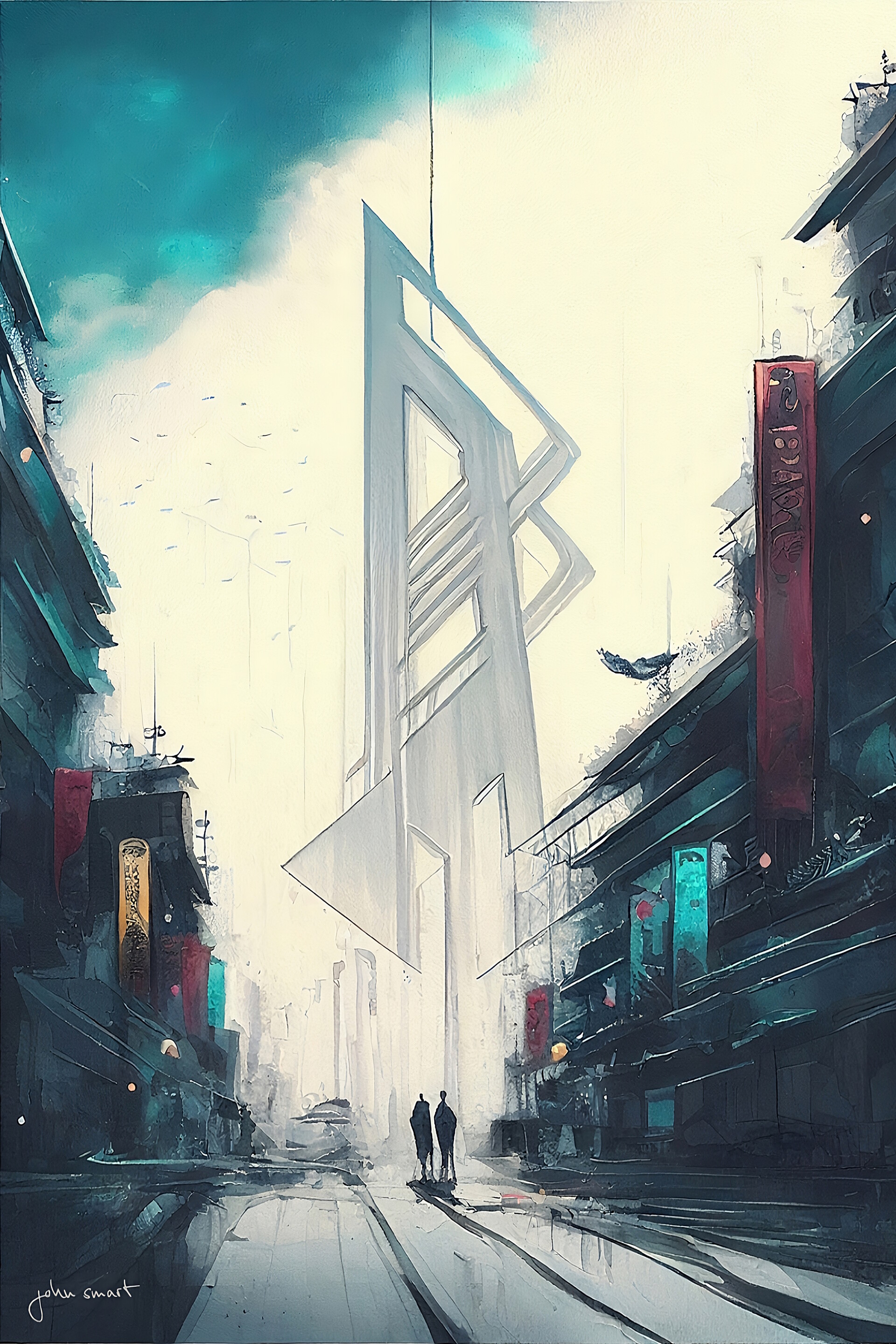 ArtStation - one of a hundred millions, john smart, midjourney_ai 2022